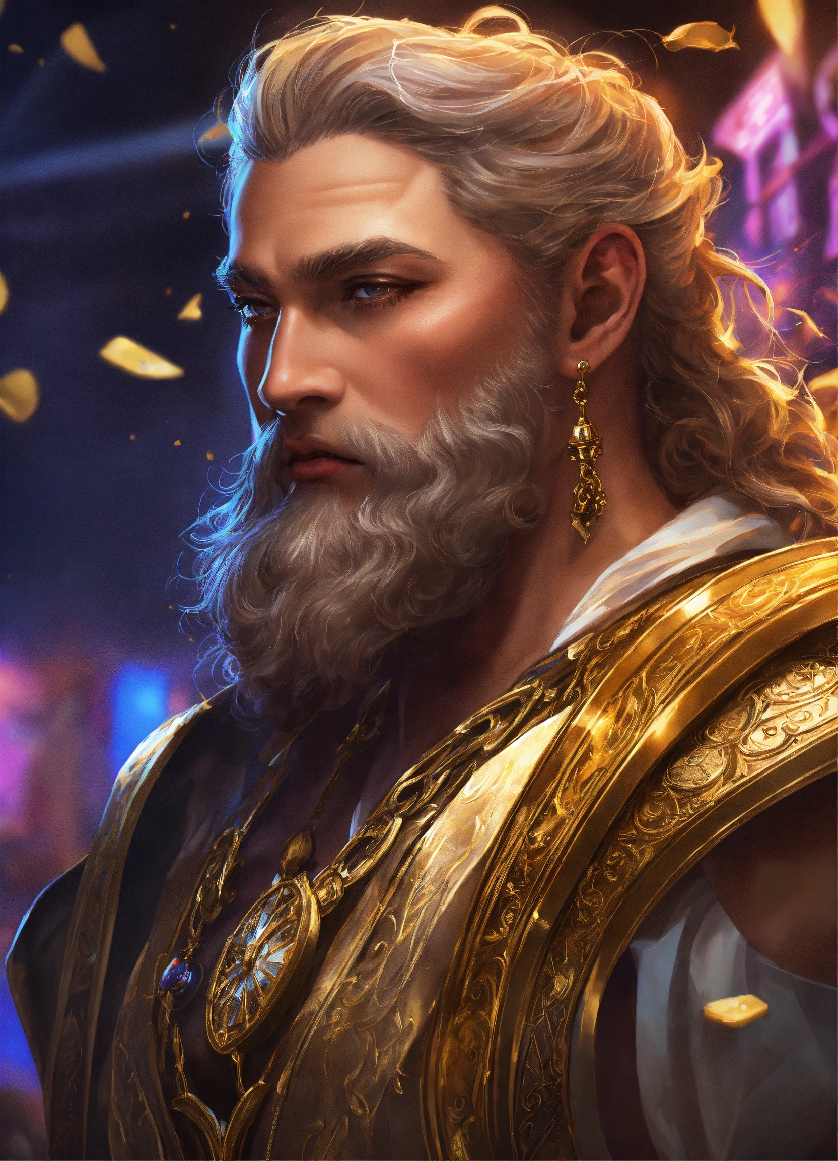 Lexica - Ultra realistic illustration of casino zeus appearance fantasy ...