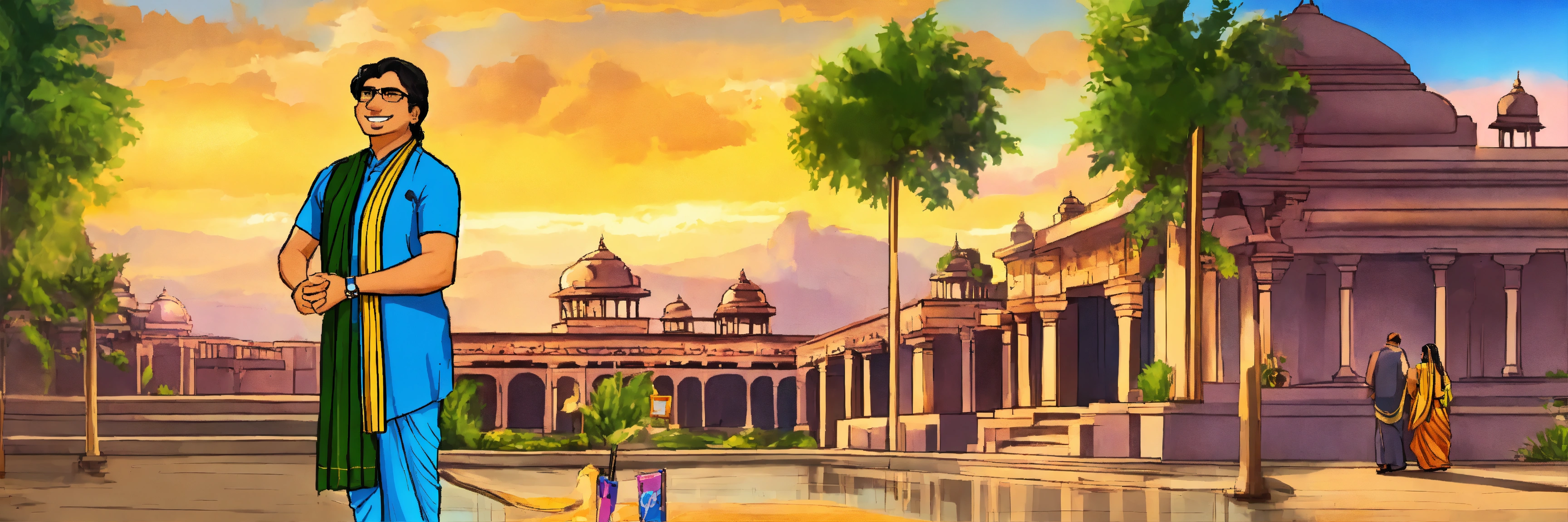 Lexica - Successfull raj.in cartoon