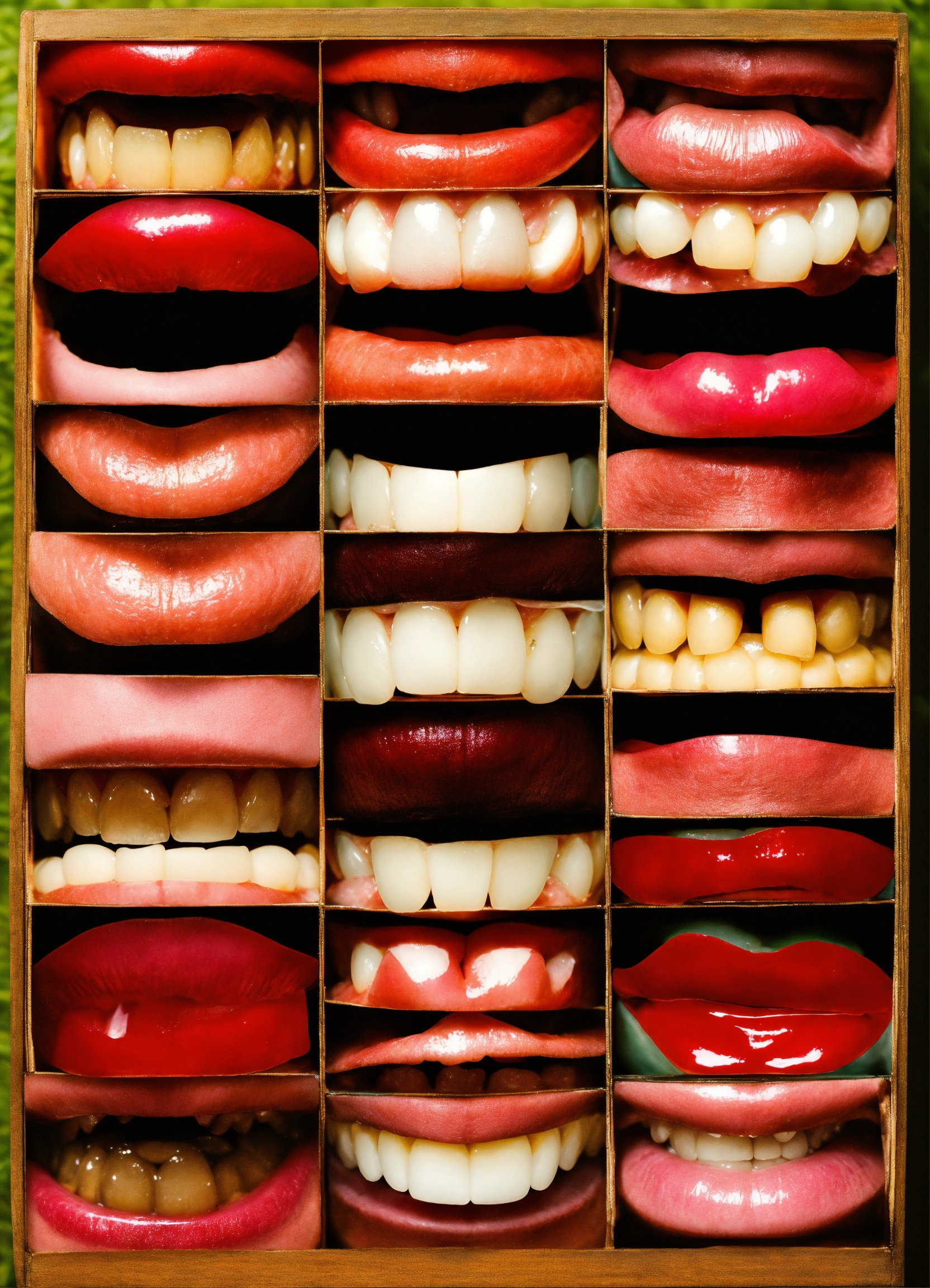Lexica - Only mouths, different ones all opening or closing. About ten ...