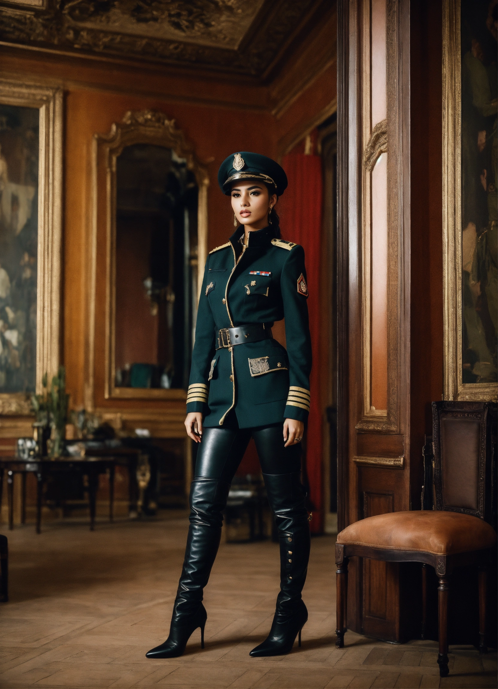 Lexica - Two stunning arab mistress women fashion models, brunette ...