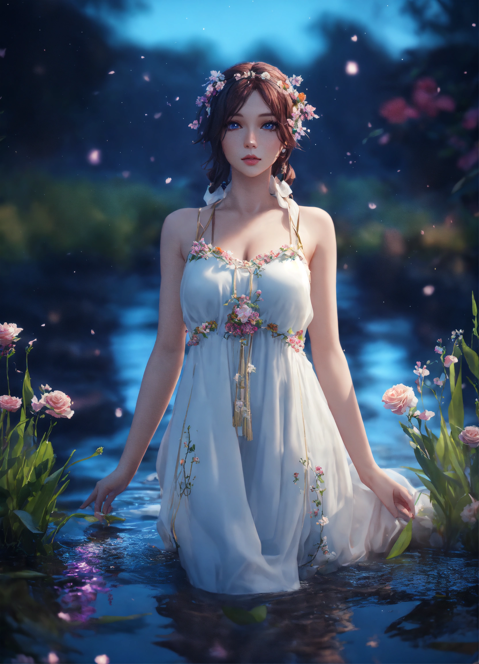 Lexica - - [ ] Half body portrait photo of beautiful girl cosplay ...