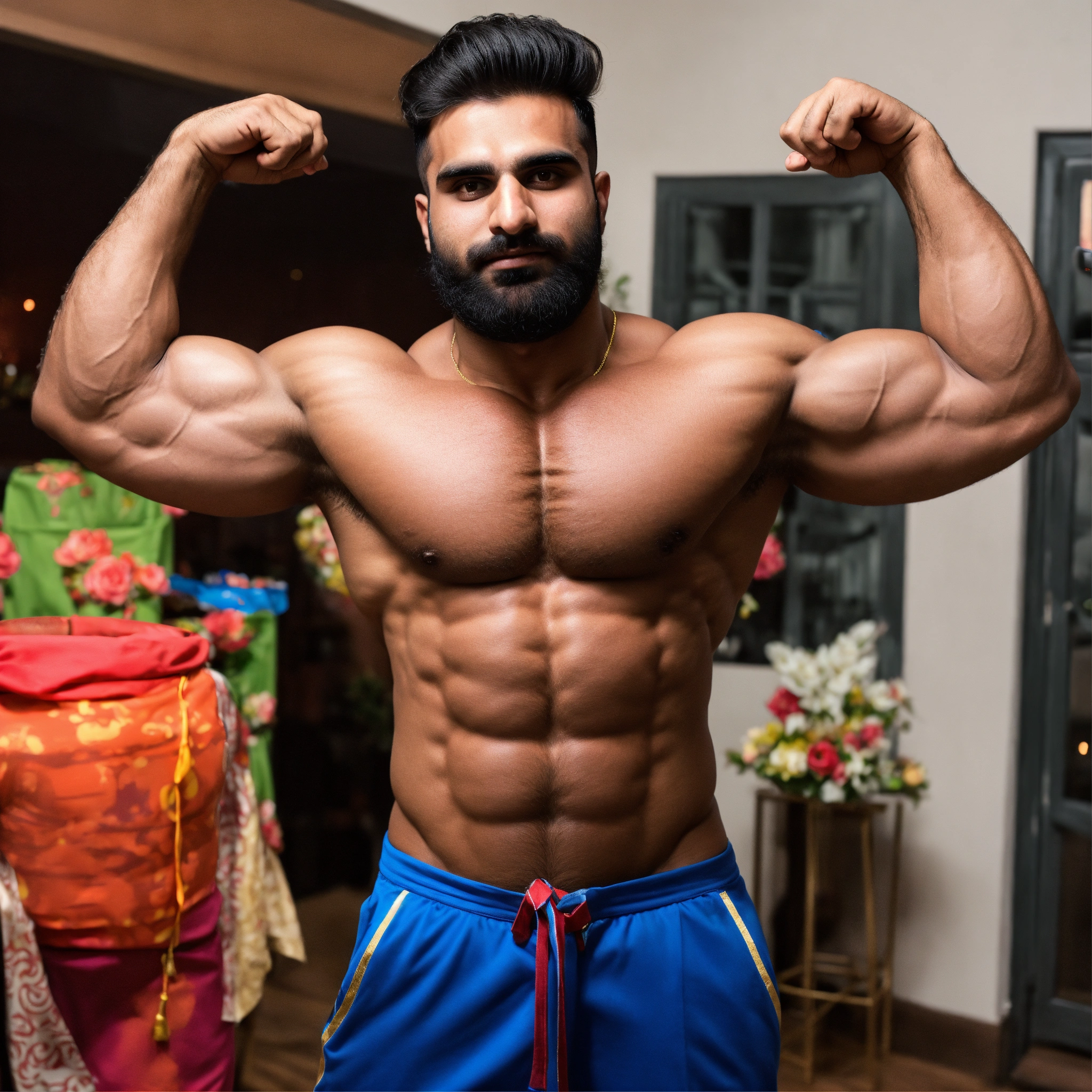 Lexica - 30-year-old Pakistani man with big muscles, big bodybuilder ...