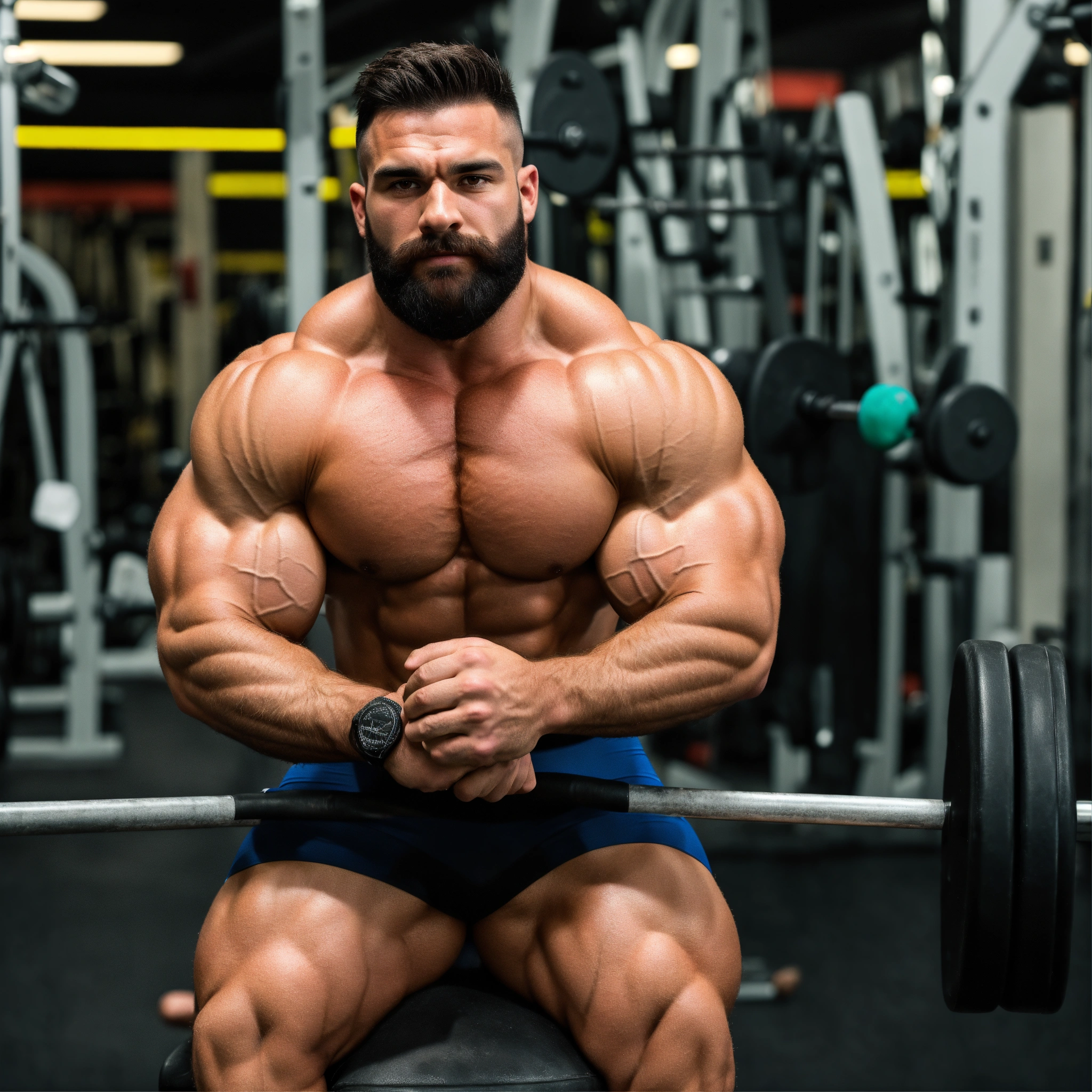 Lexica - 30-year-old hairy Maltese man with big muscles, big ...