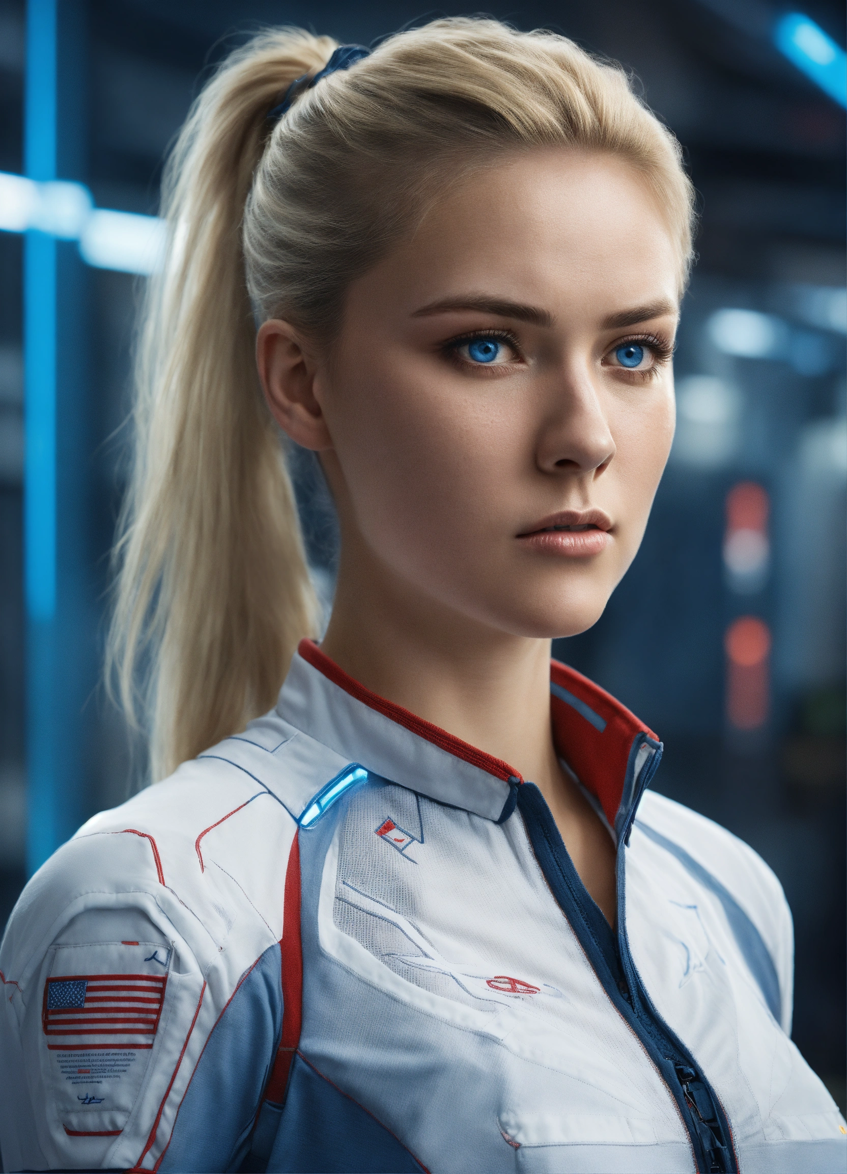 Lexica - A realistic photograph of a pretty 22-year-old woman, blonde ...