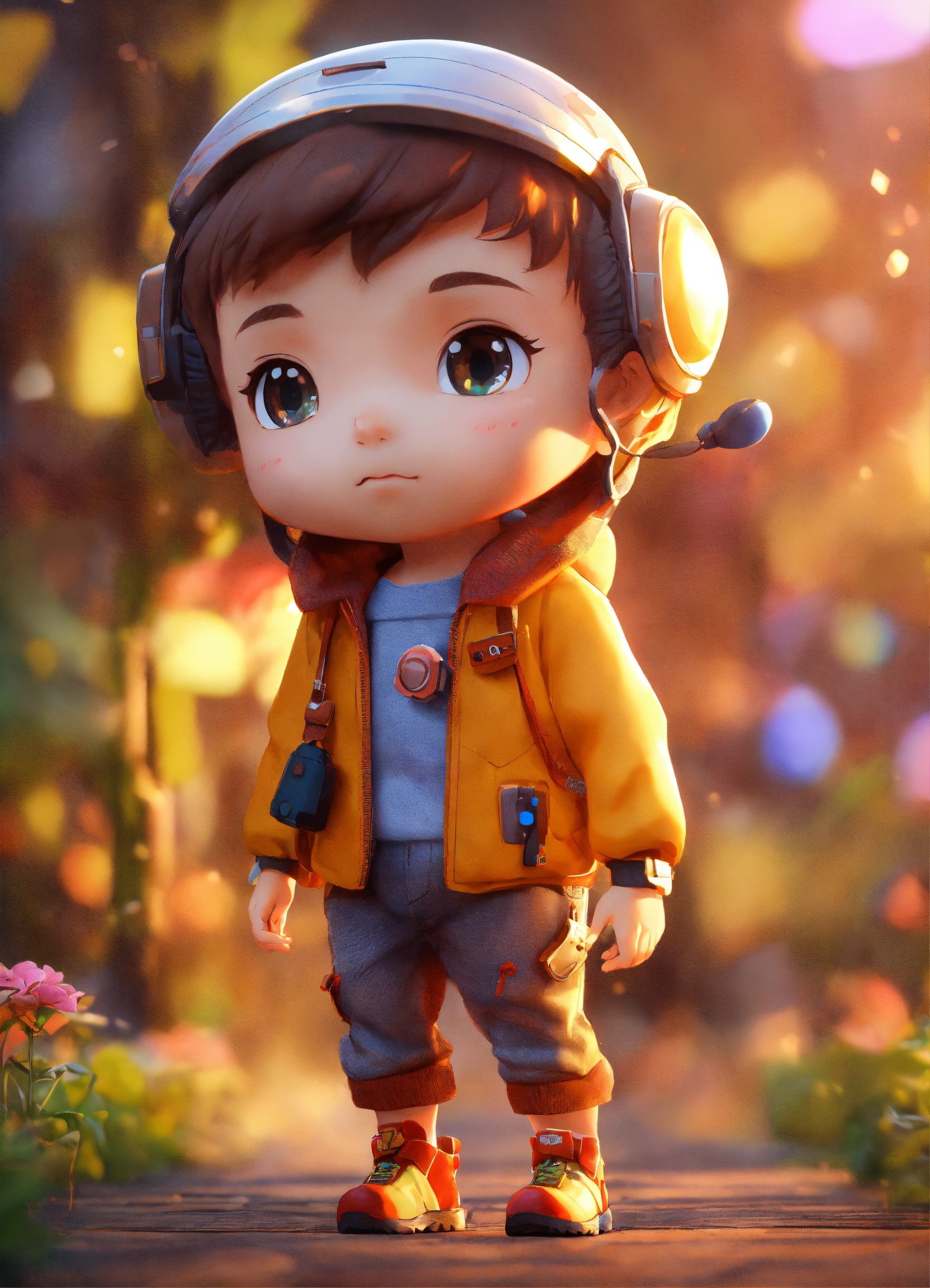 Lexica - 4d photographic image of full body image of a cute little ...