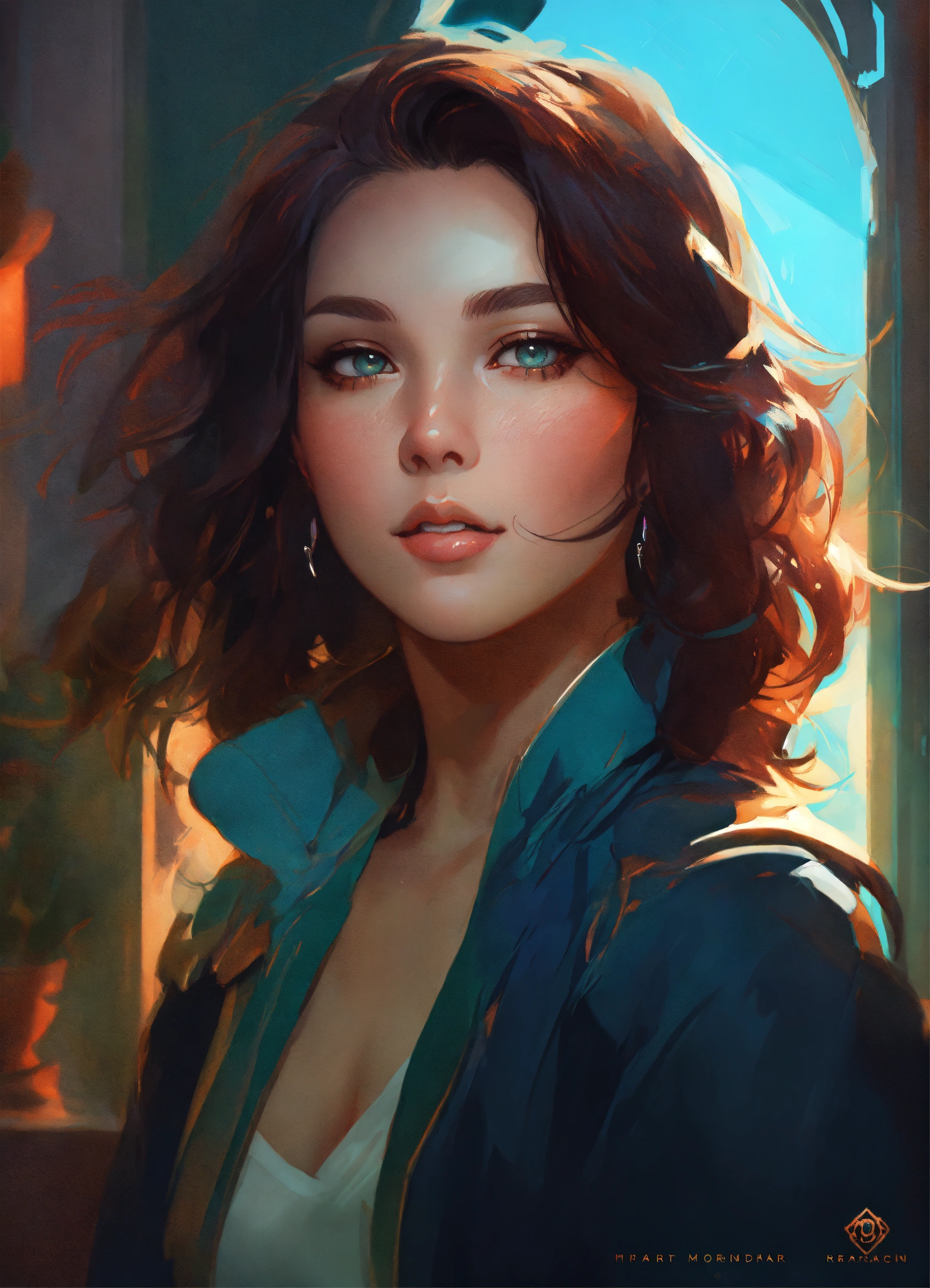 Lexica - Portrait lady miss woman focus attractive eye enchanted ...