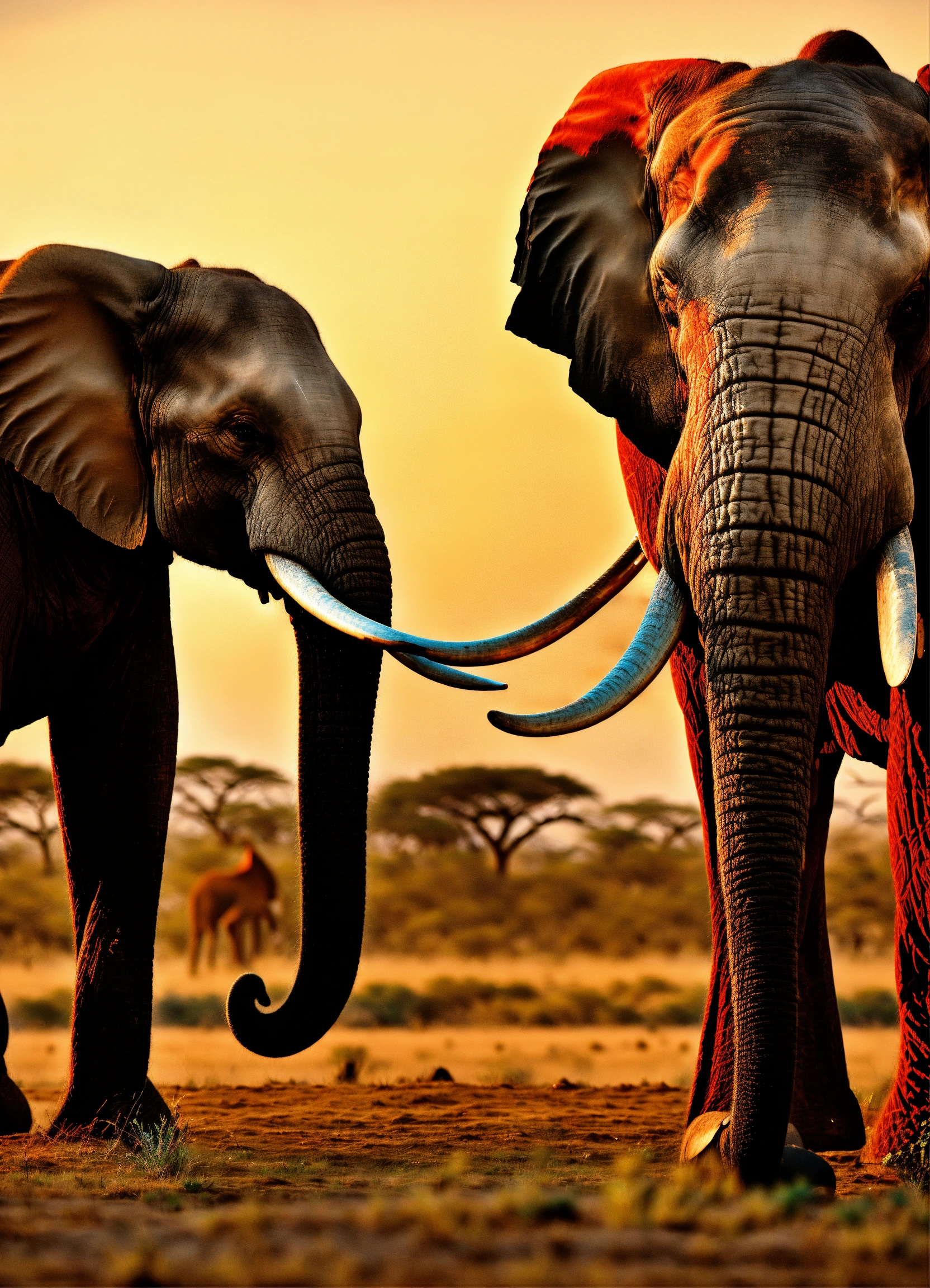 Lexica - A couple of elephants standing next to each other, the best of ...