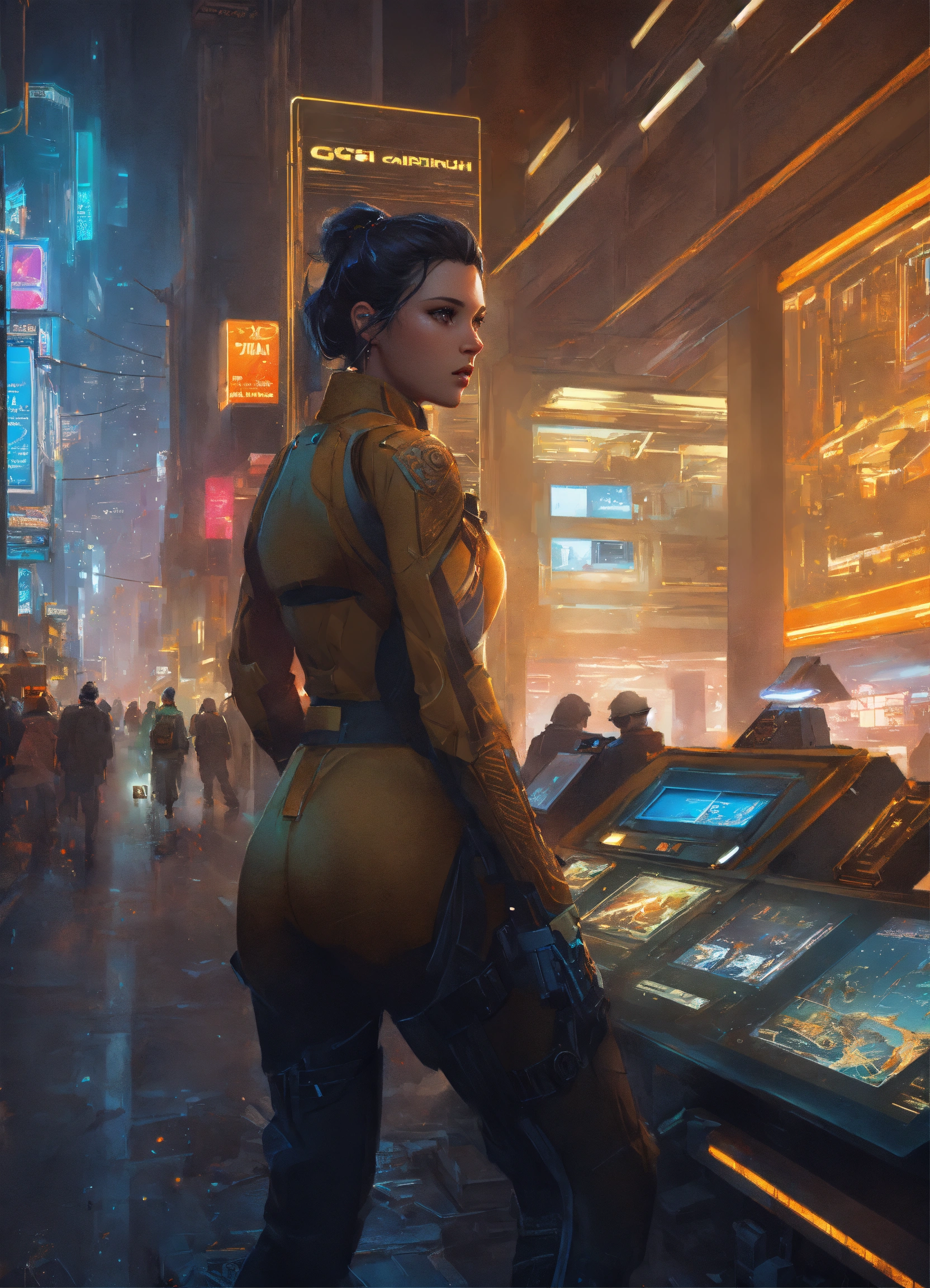 Lexica - Sci-fi effect poster background,mega city of the future, intricate, highly detailed ...