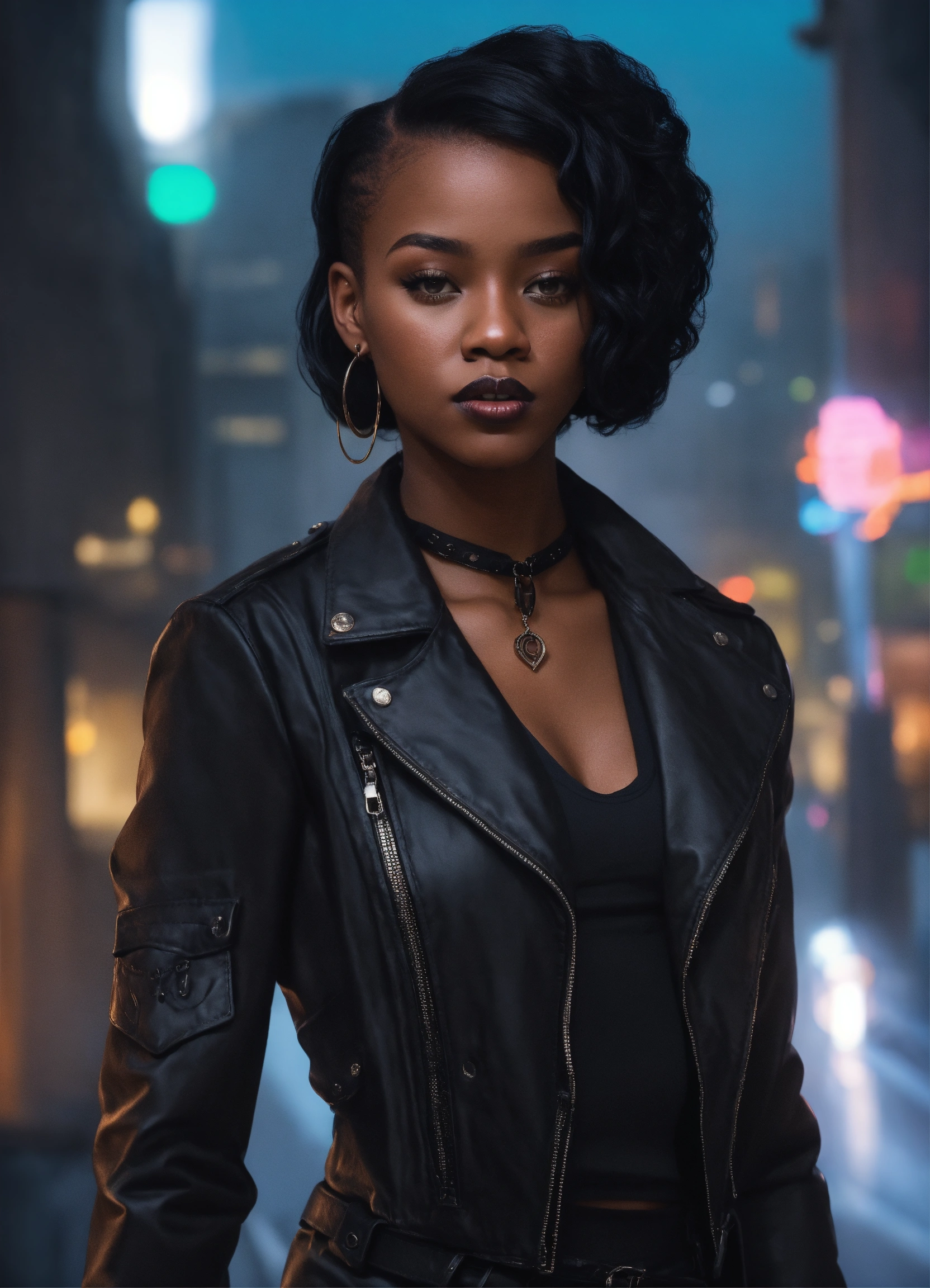 Lexica - Agent Tom, an 23 year old, goth, black female who works for a ...