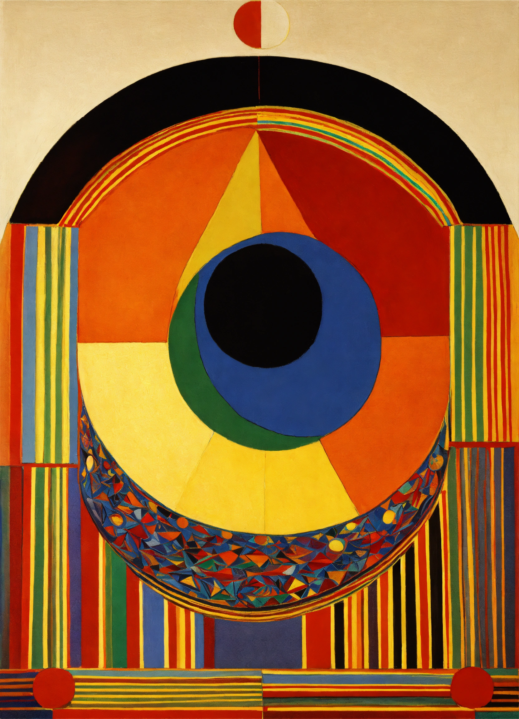 Lexica - Sun merging into moon, psychedelic, the four corners of the ...