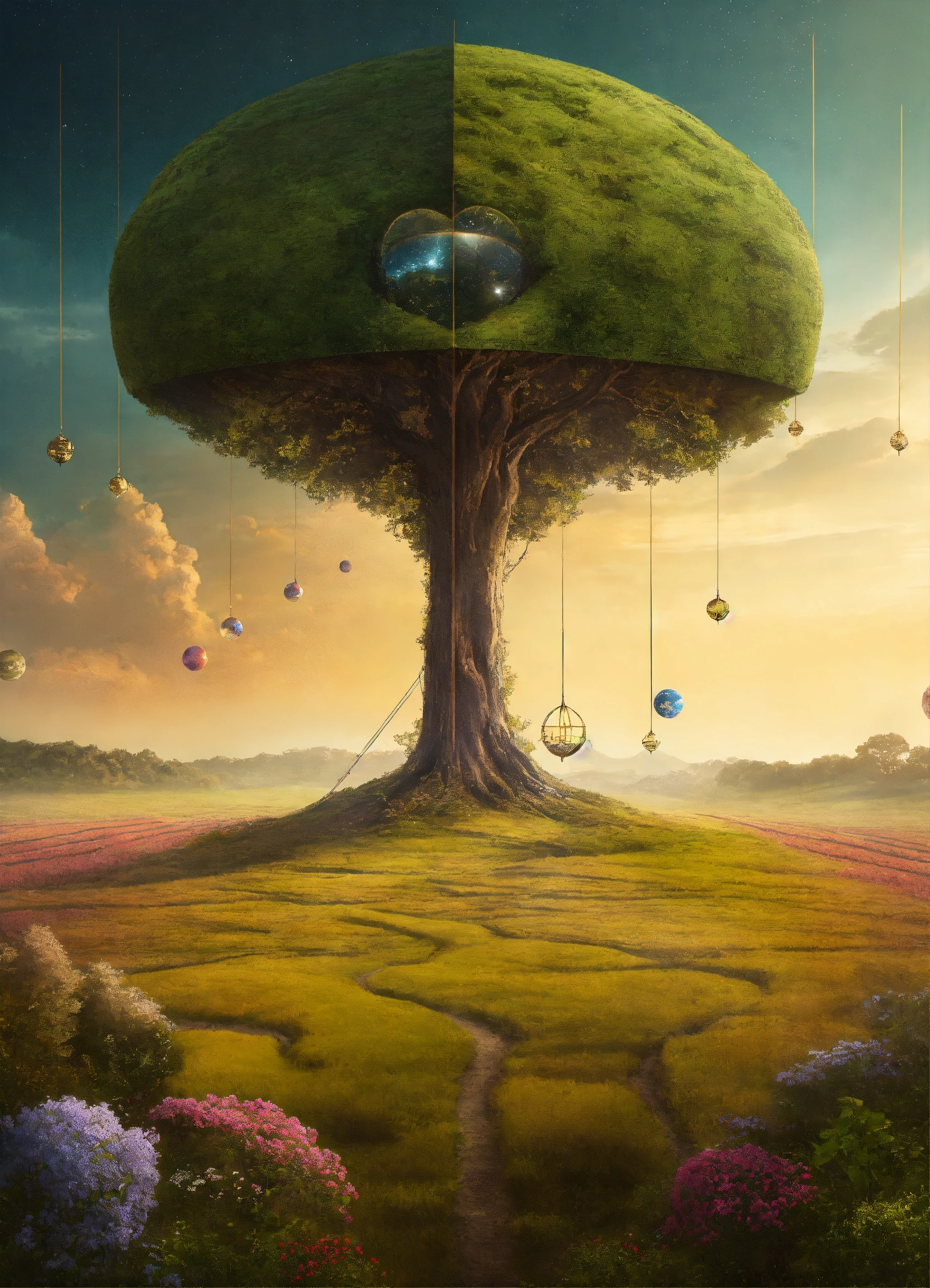 Lexica - Eight worlds dimensions, one below the other, separated by a ...