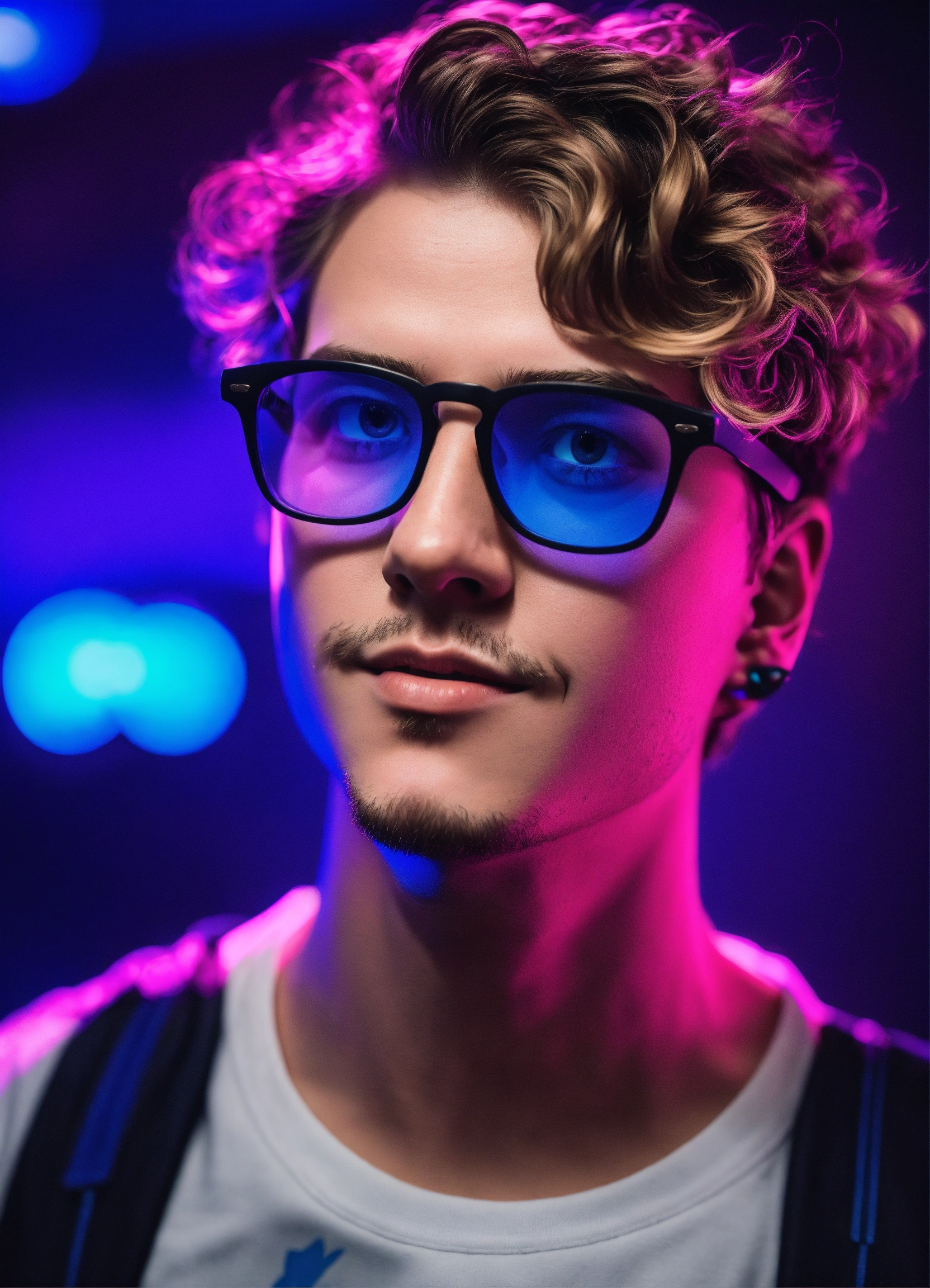 Lexica - A male gaming streamer with dark blonde hair with short wavy ...