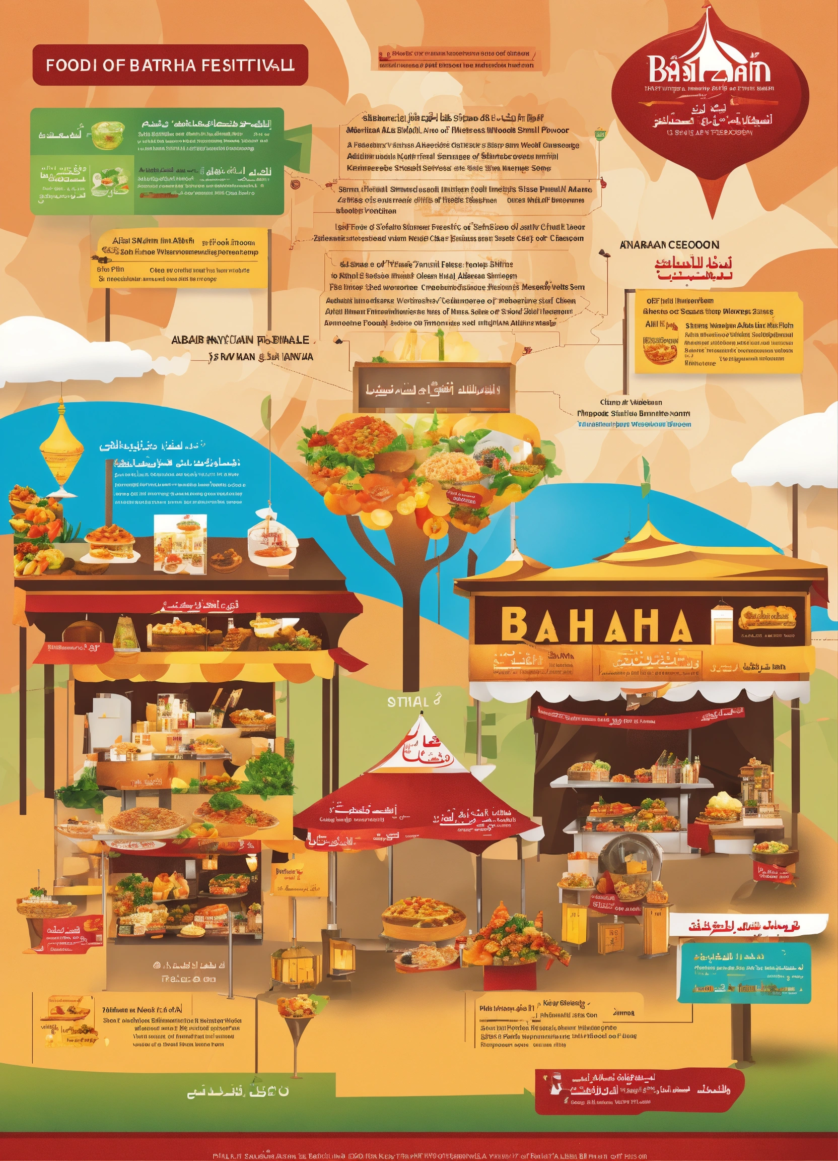 Lexica - "Visualize the 'Taste of Bahrain' food festival small Food ...
