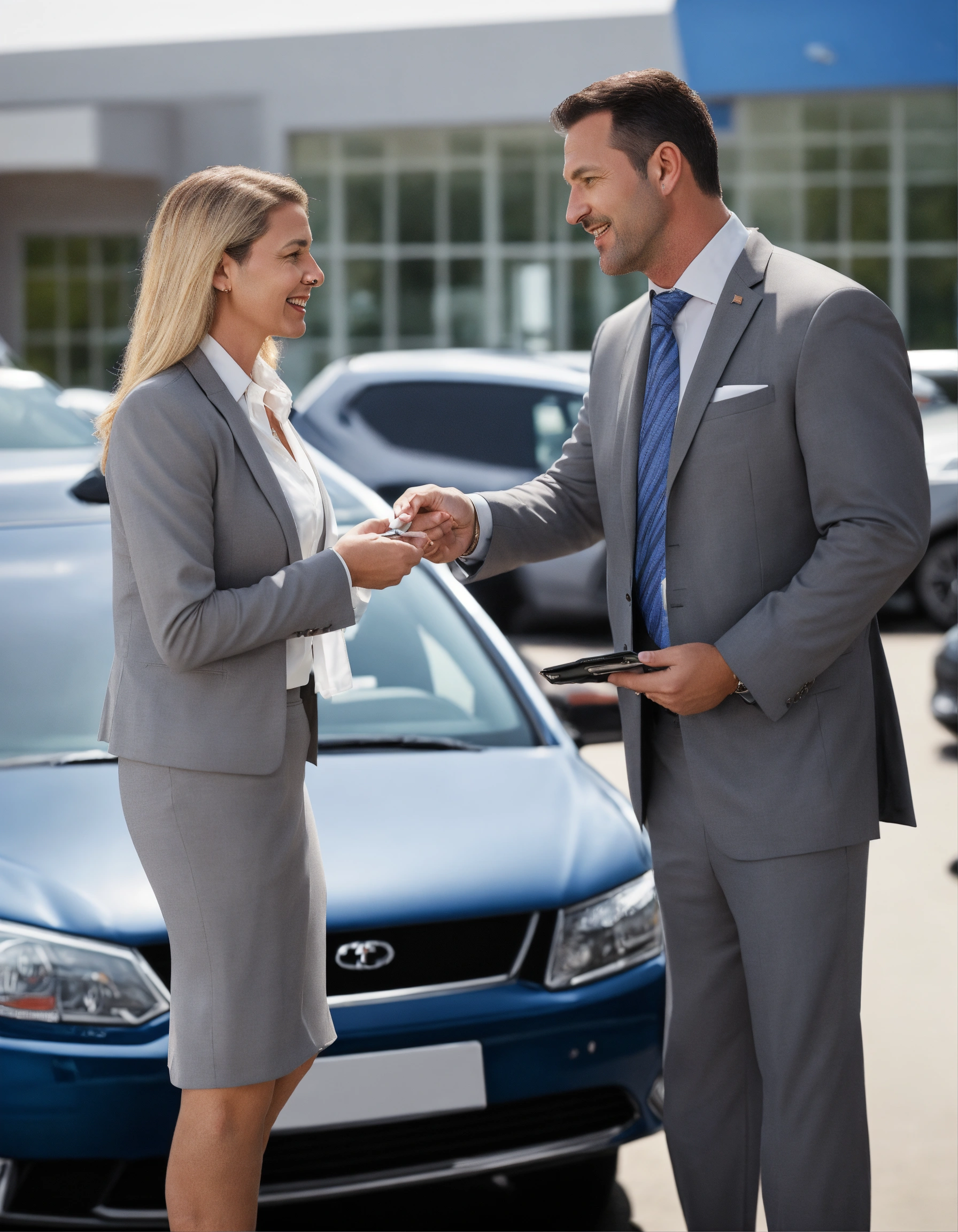 Lexica - Realistic candid photo of a salesman boss talking ...