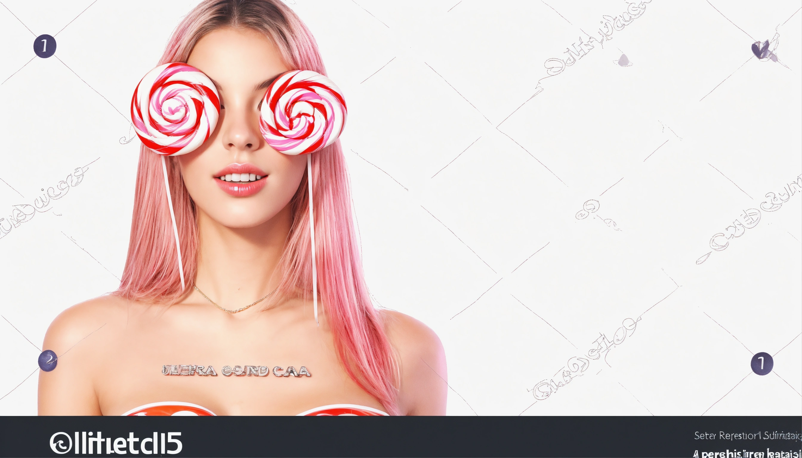 Lexica - A model girl with candy, ultra definition , iper detailed, iper realistic, photo realism