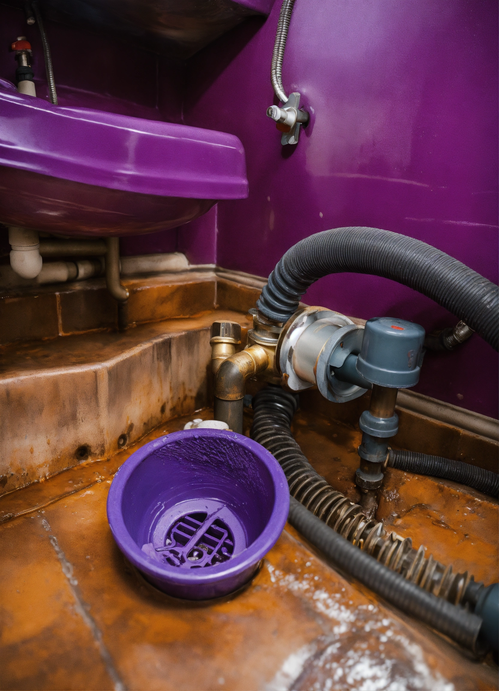 Lexica - Purple color plumber drain clog service