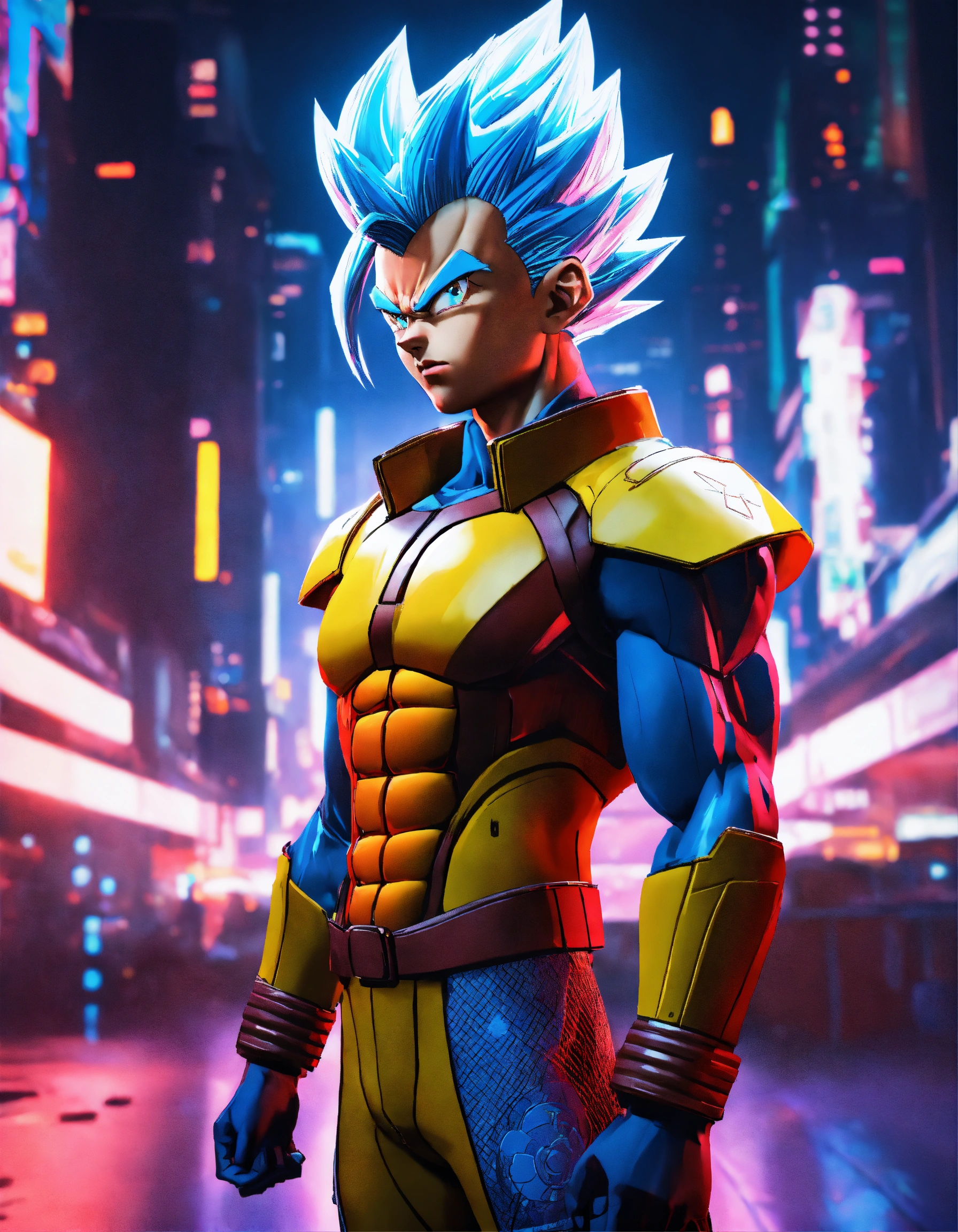 Lexica - Reimagine modern-day Vegeta in the style of Unreal 8D Engine ...