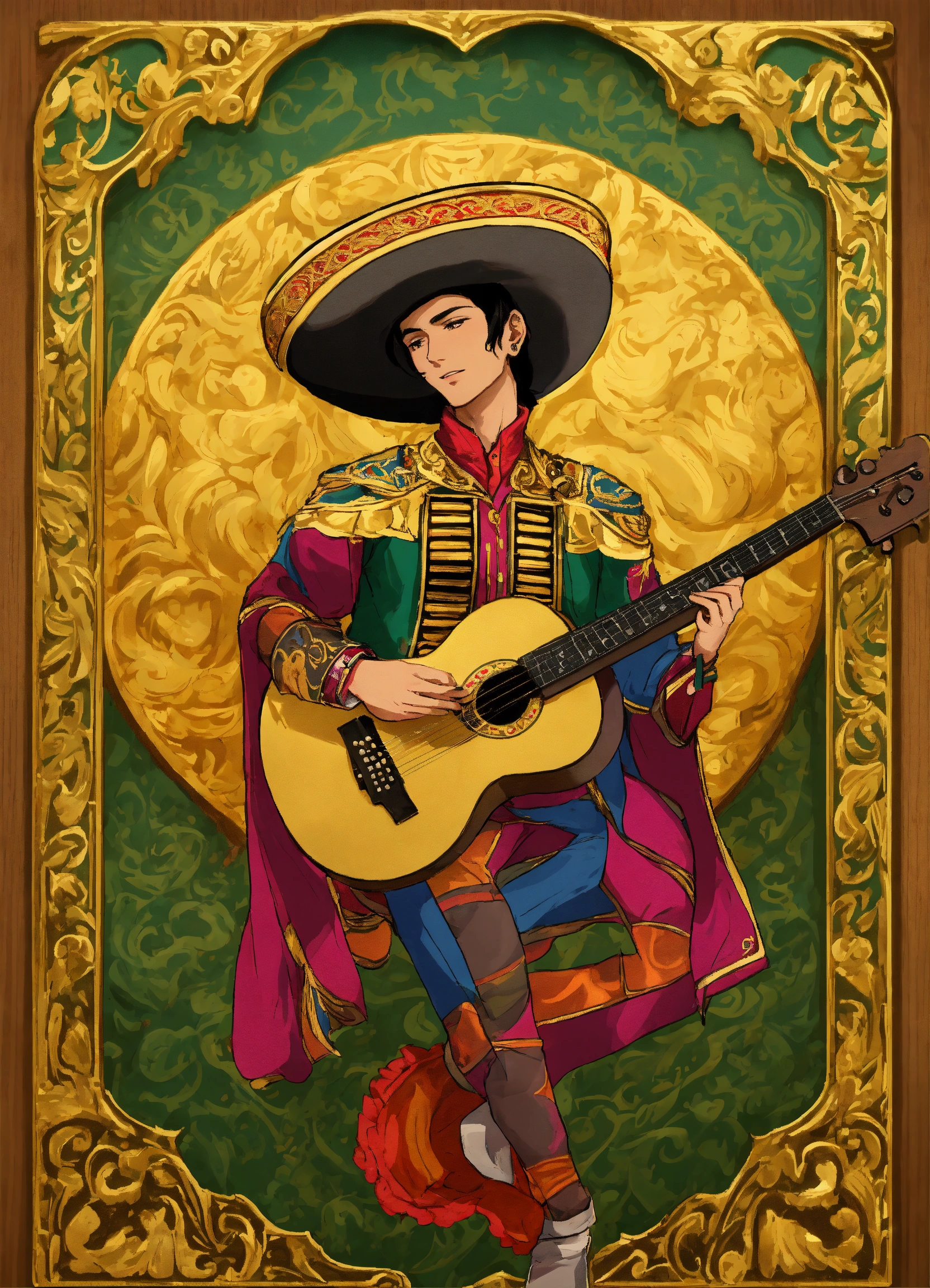 Lexica - A musician, based on the card "el musico" of the mexican ...