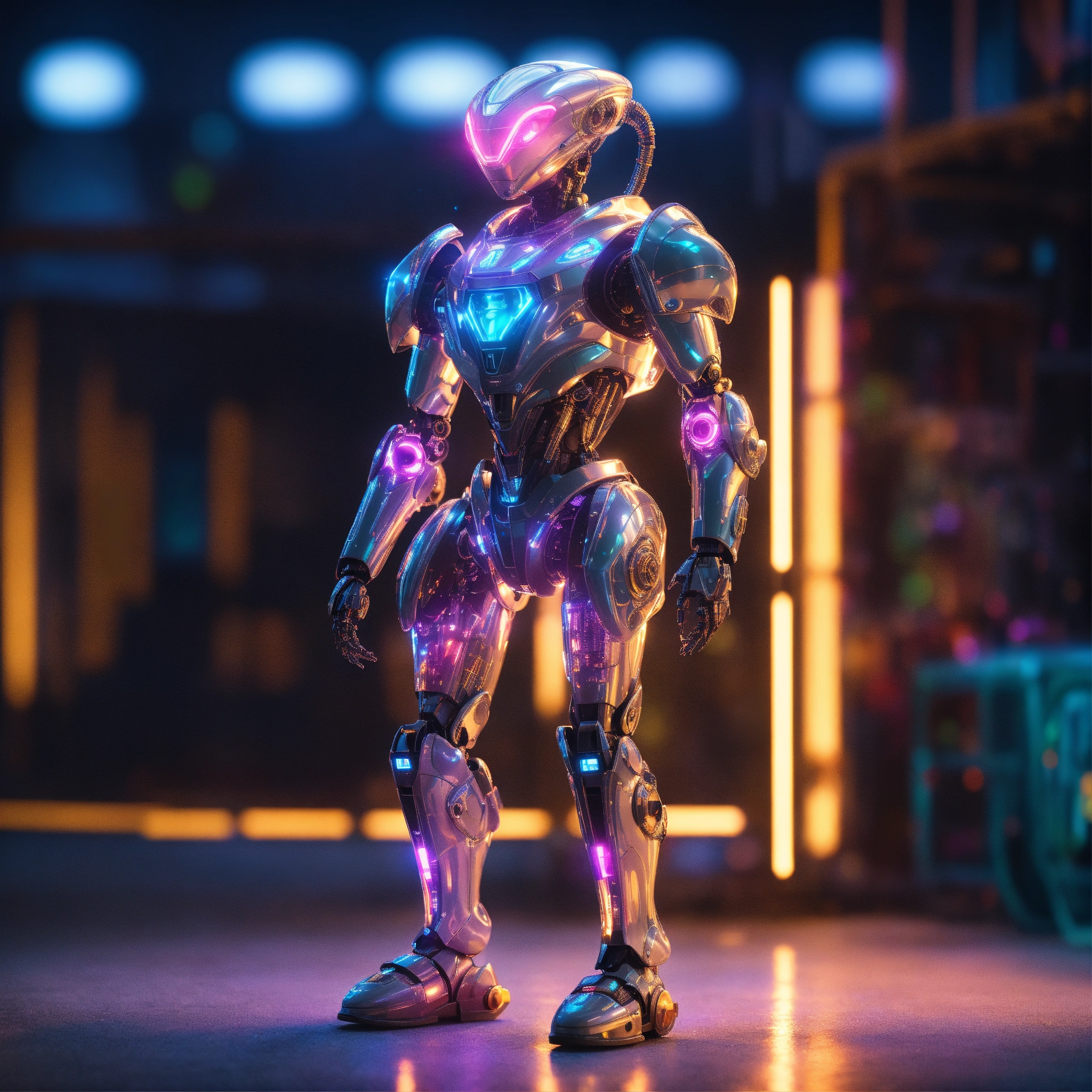 Lexica - Badass translucent polycarbonate robot that looks like an ...