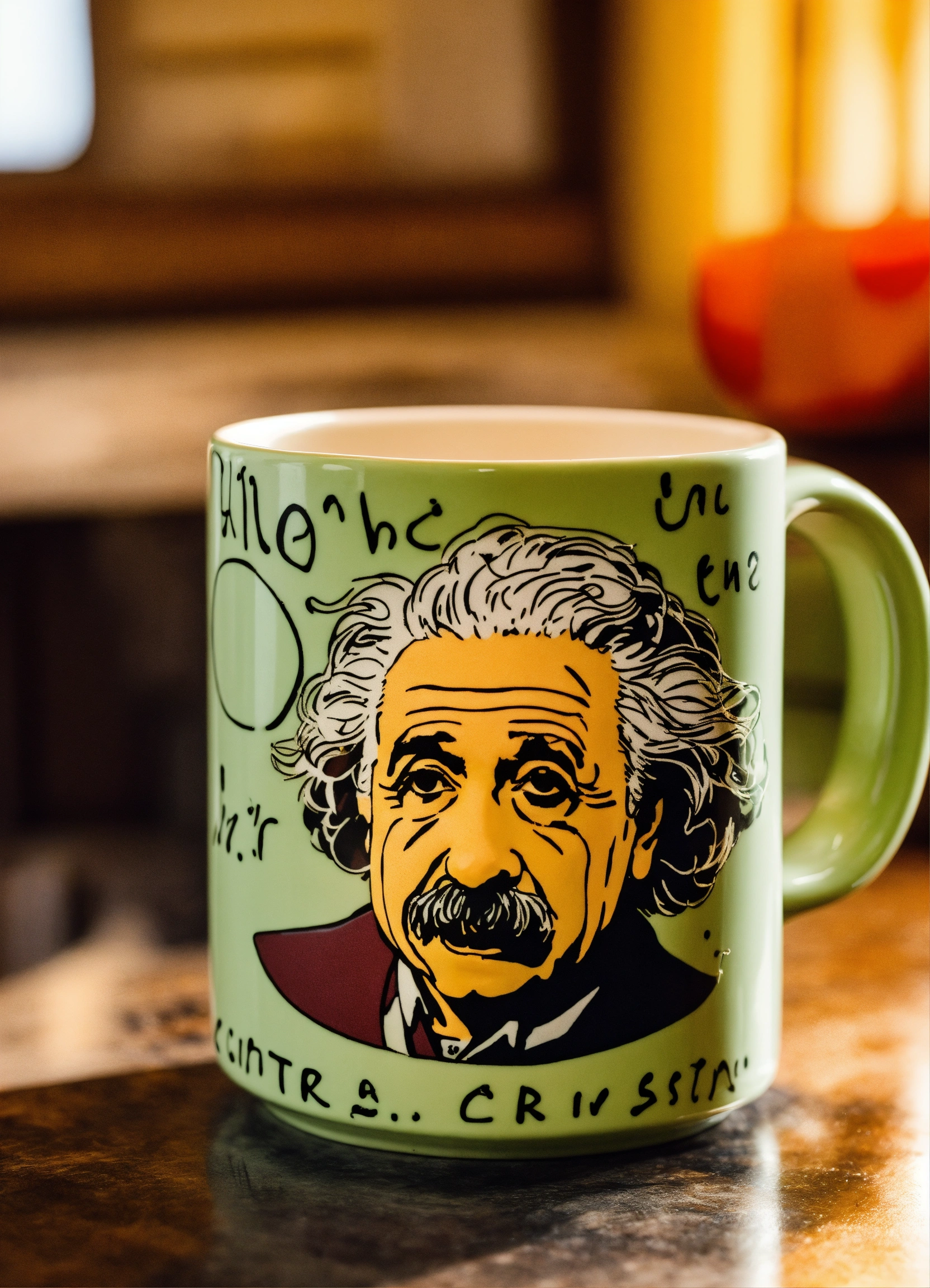 Lexica - A mug that has a picture of albert einstein