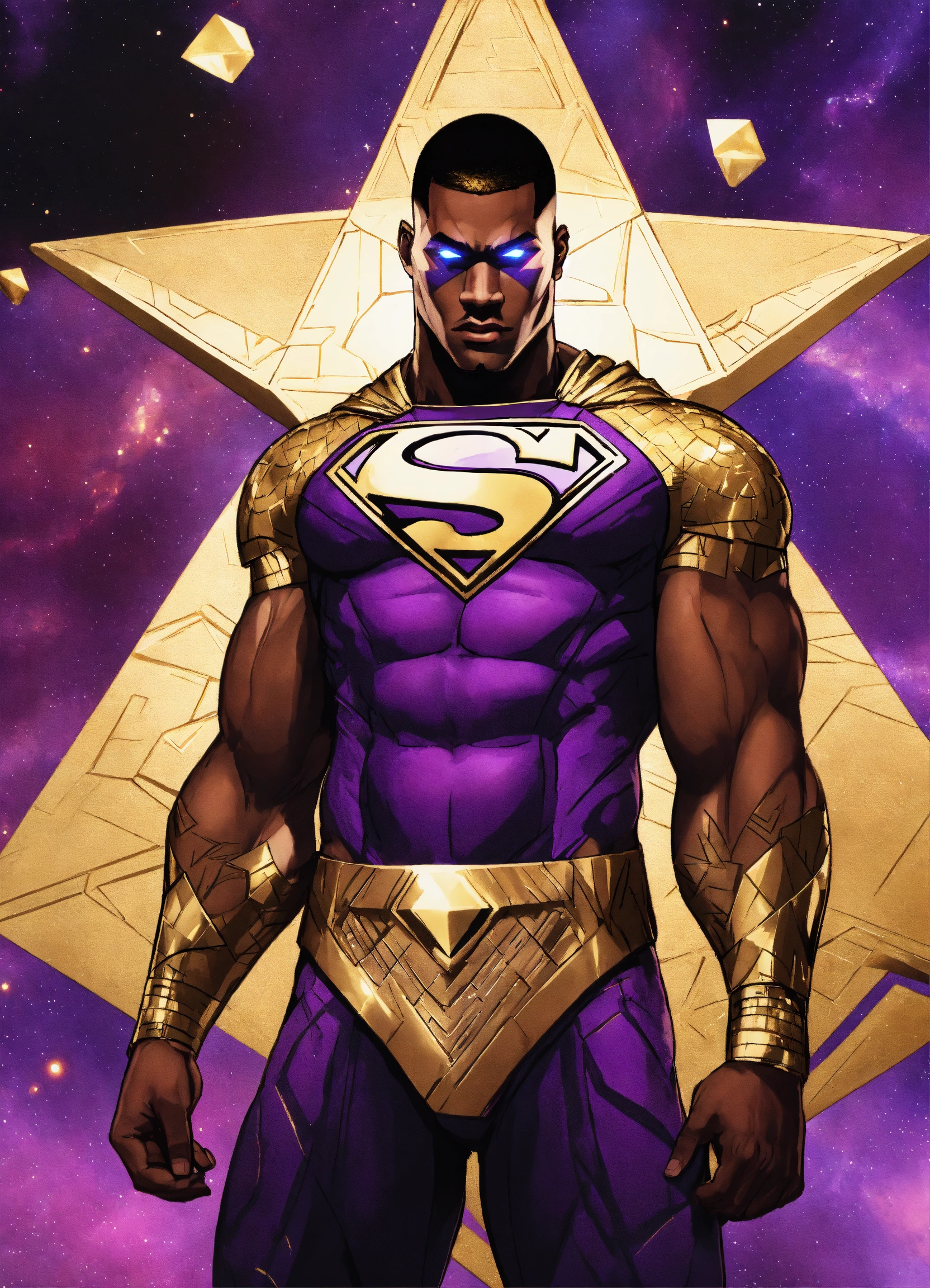 Lexica - Ultra-detailed purple black & gold hieroglyphics-designed ...