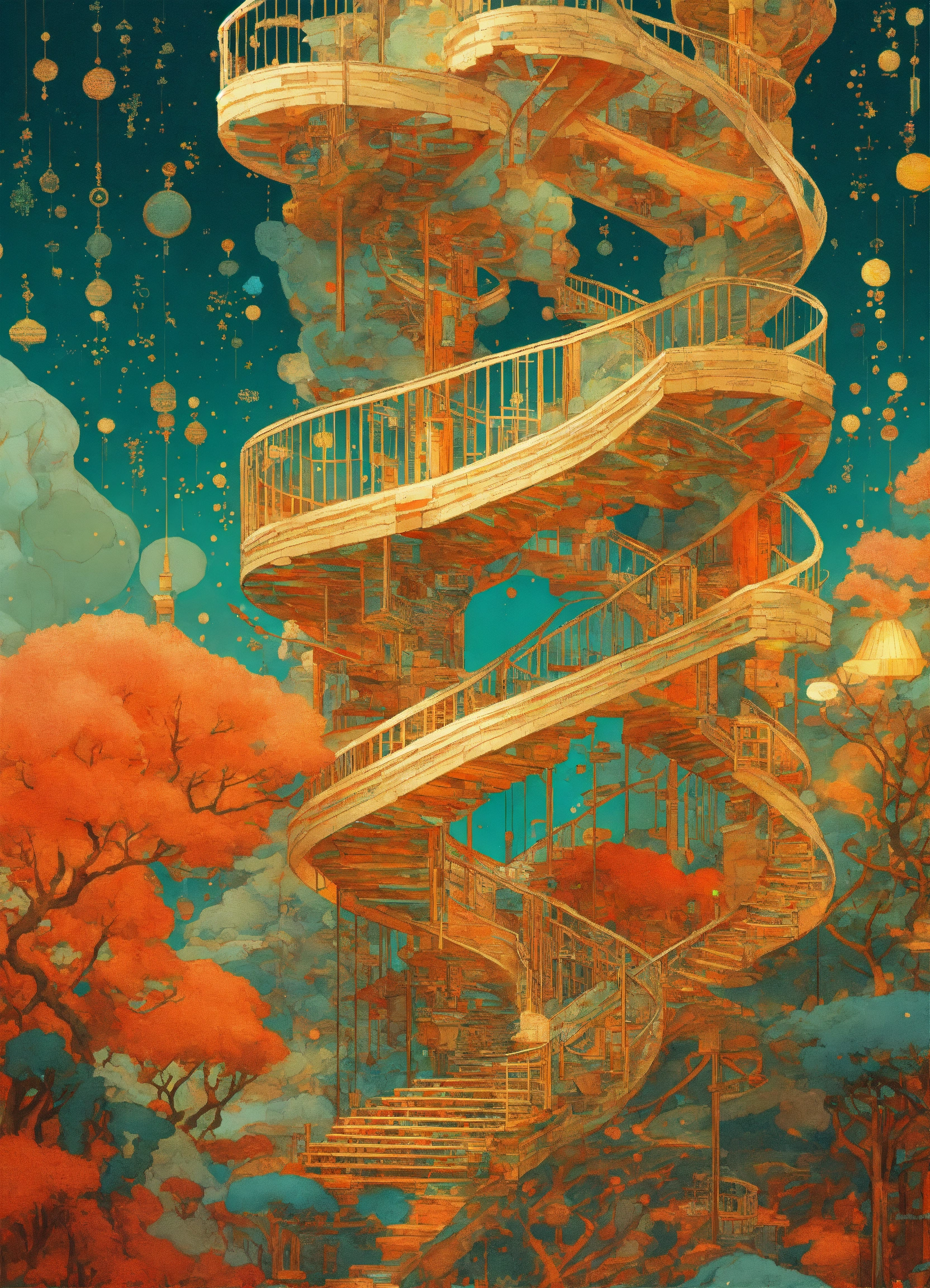 Lexica - A super detailed DNA double helix, base-pairing as steps ...