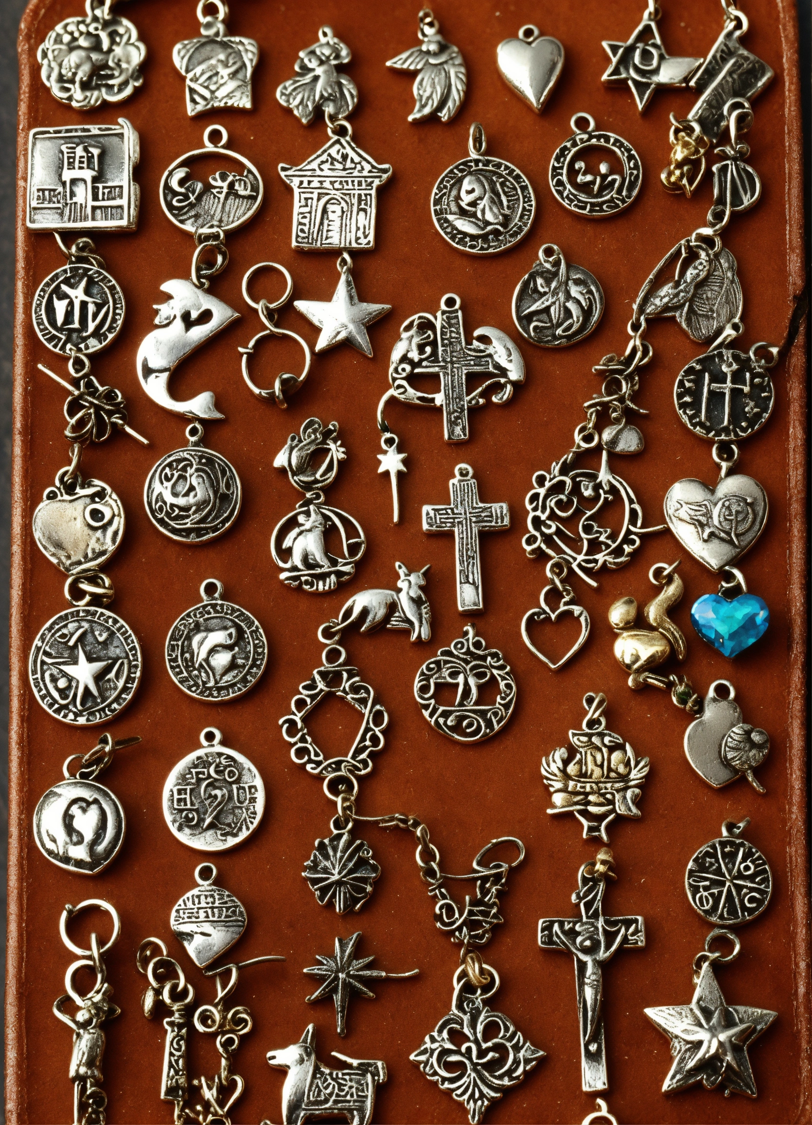 Lexica - Variety of charms, hearts, stars, animals, religious symbols ...