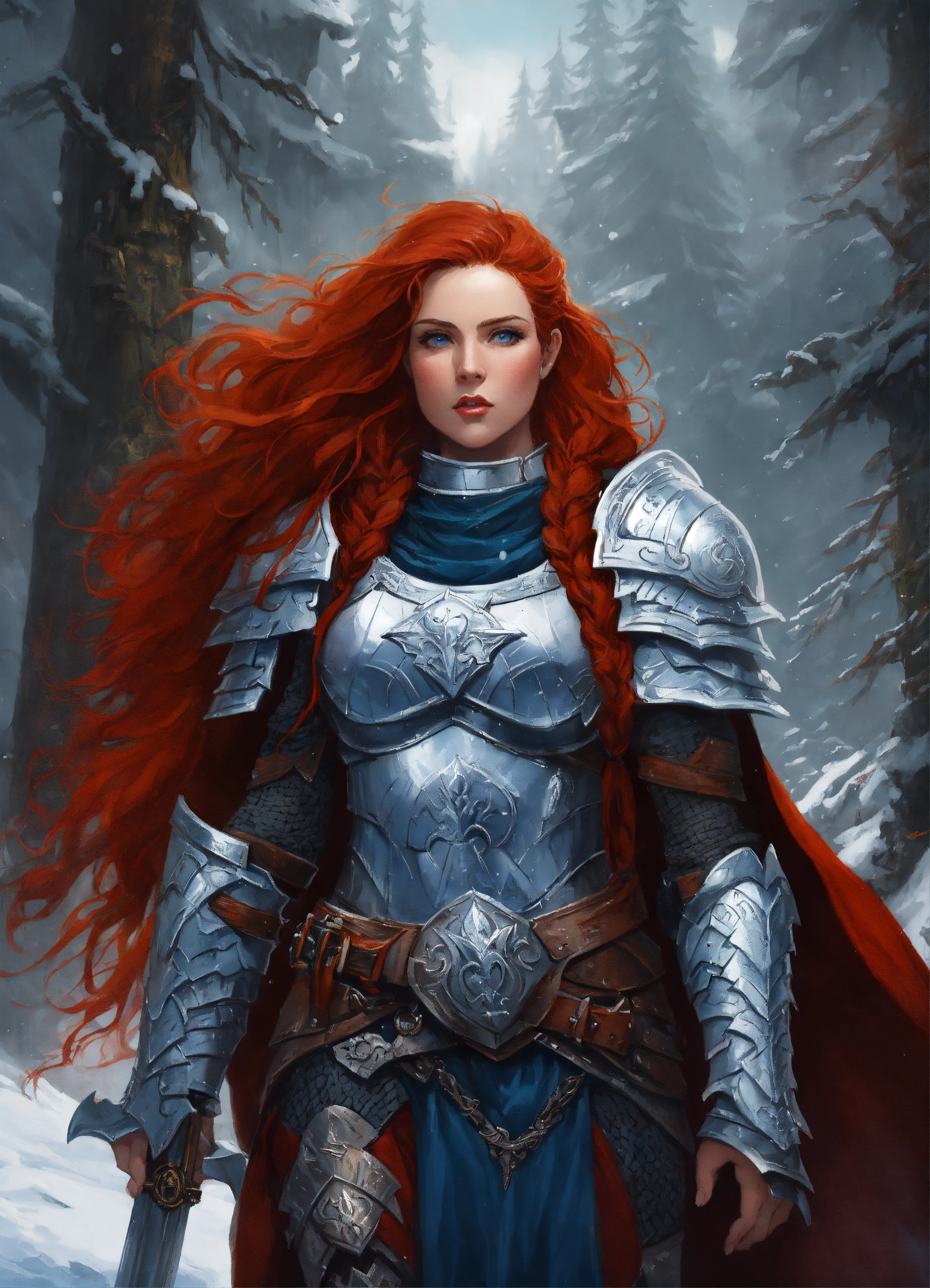 Lexica - A strong rugged woman in intricate armor, highly detailed ...