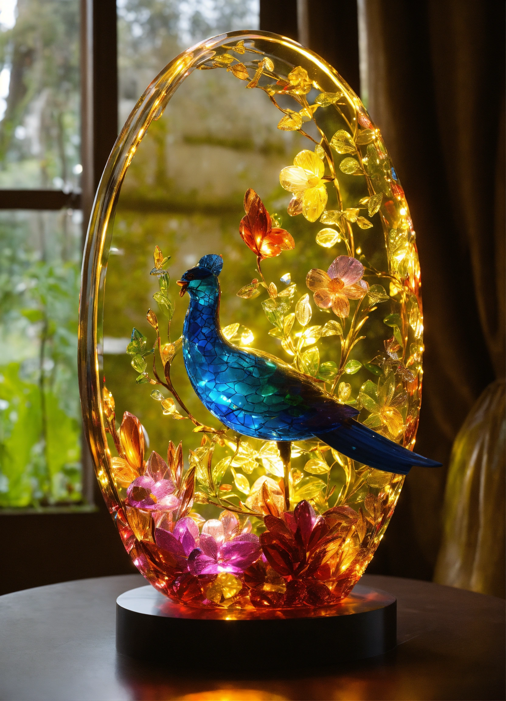 Lexica - Glass sculpture, fontaines en sologne, ultra detailled, 8K ...