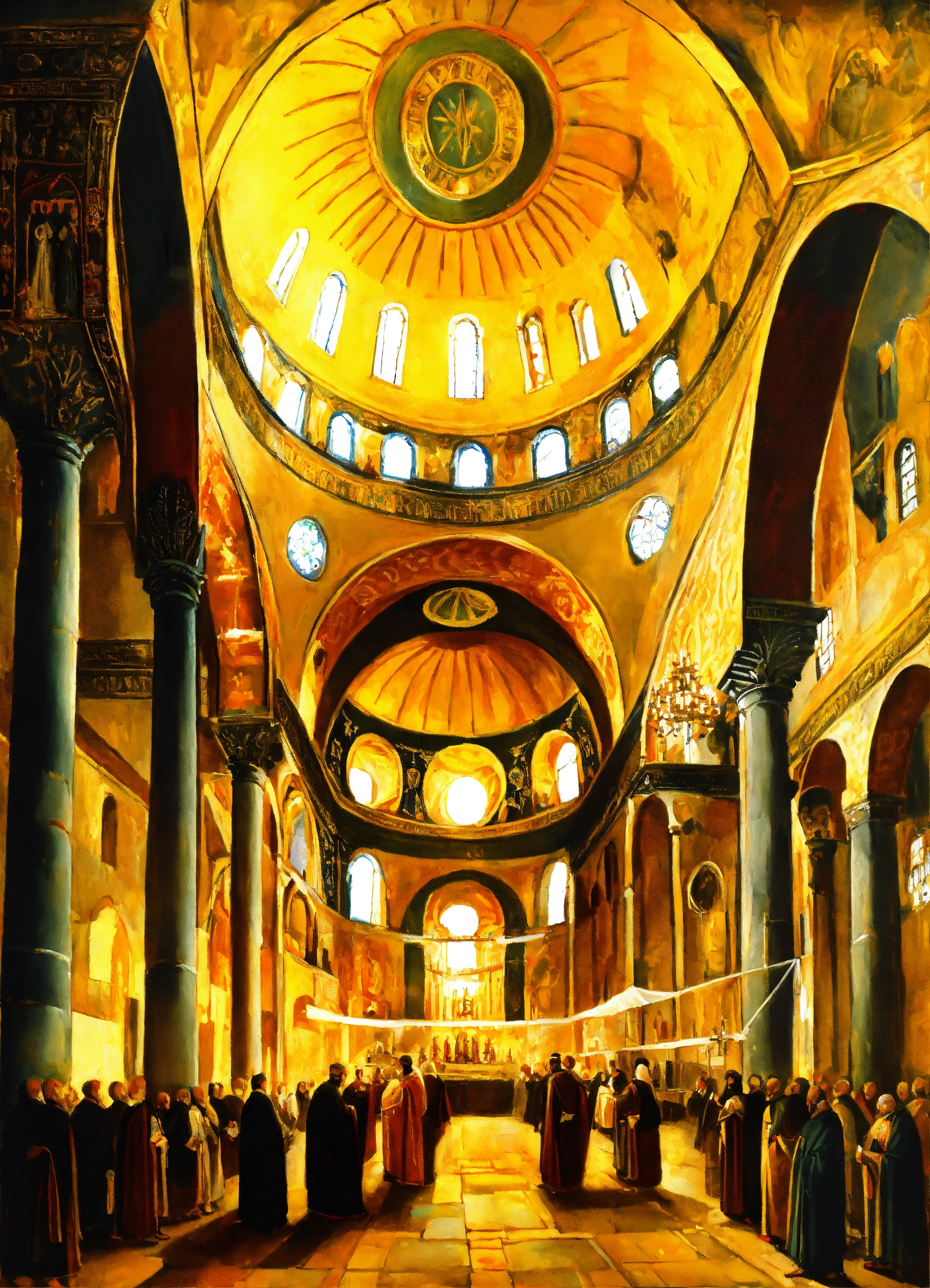 Lexica - Hagia Sophia painting liturgy in byzantine empire