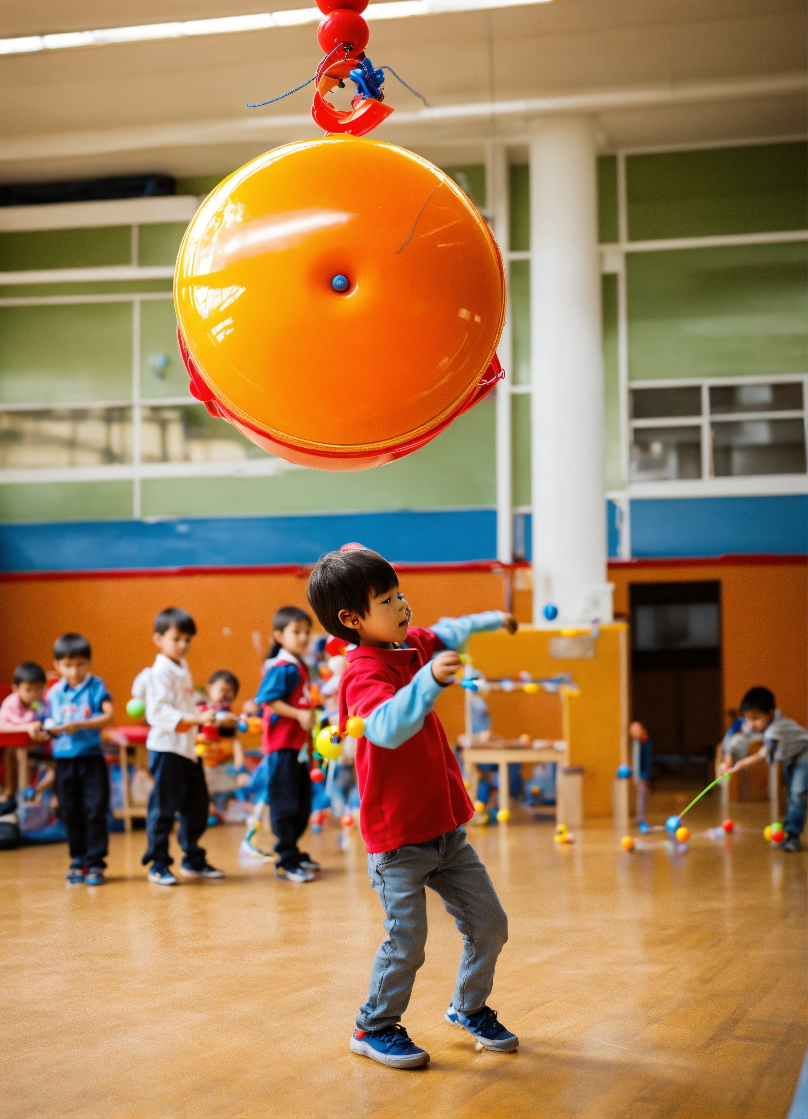 Lexica - A yo-yo toy in school. Kids playing with Yo-yo. One giant Yo ...