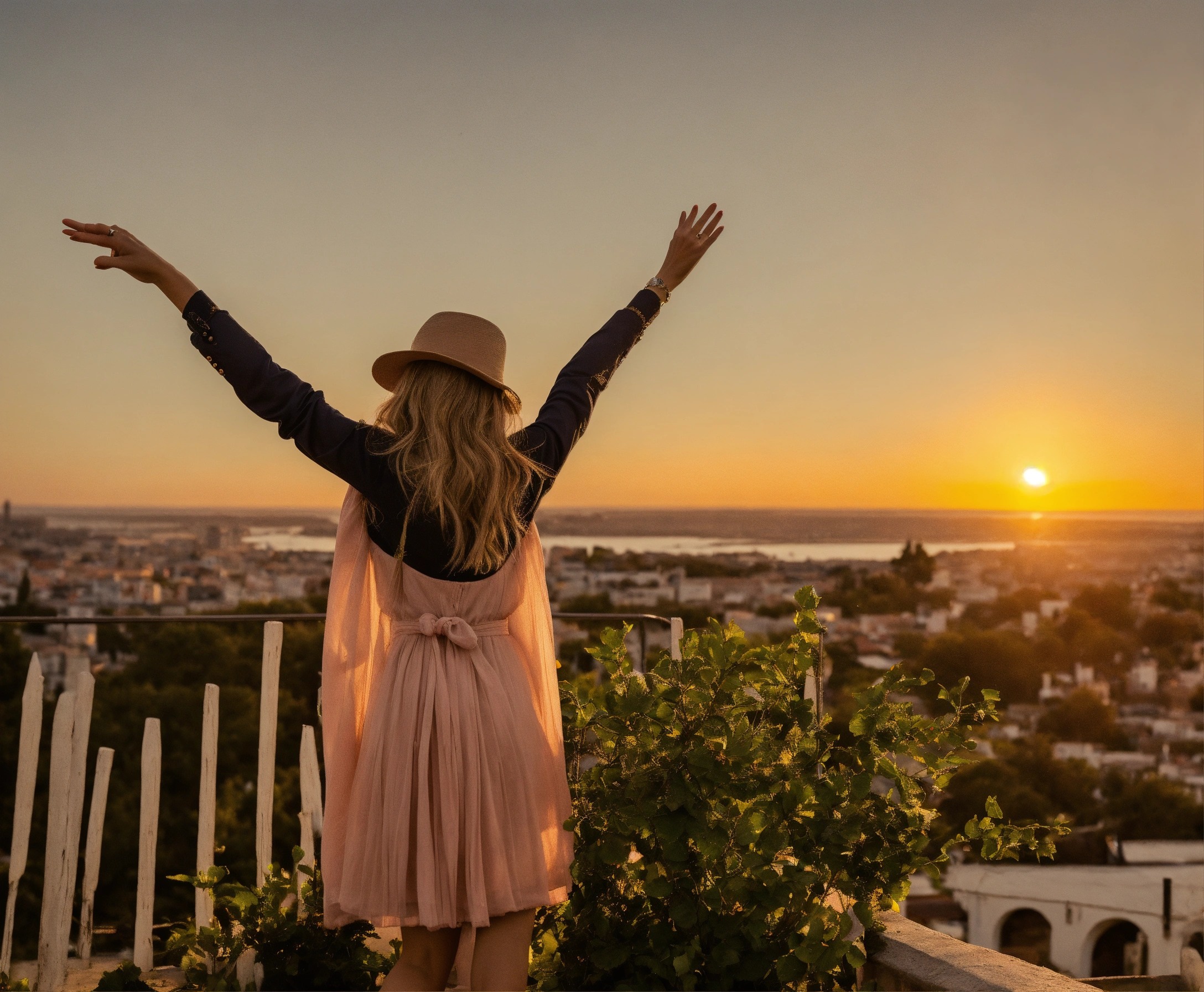 Lexica - A lady frantically waving her hands and pointing