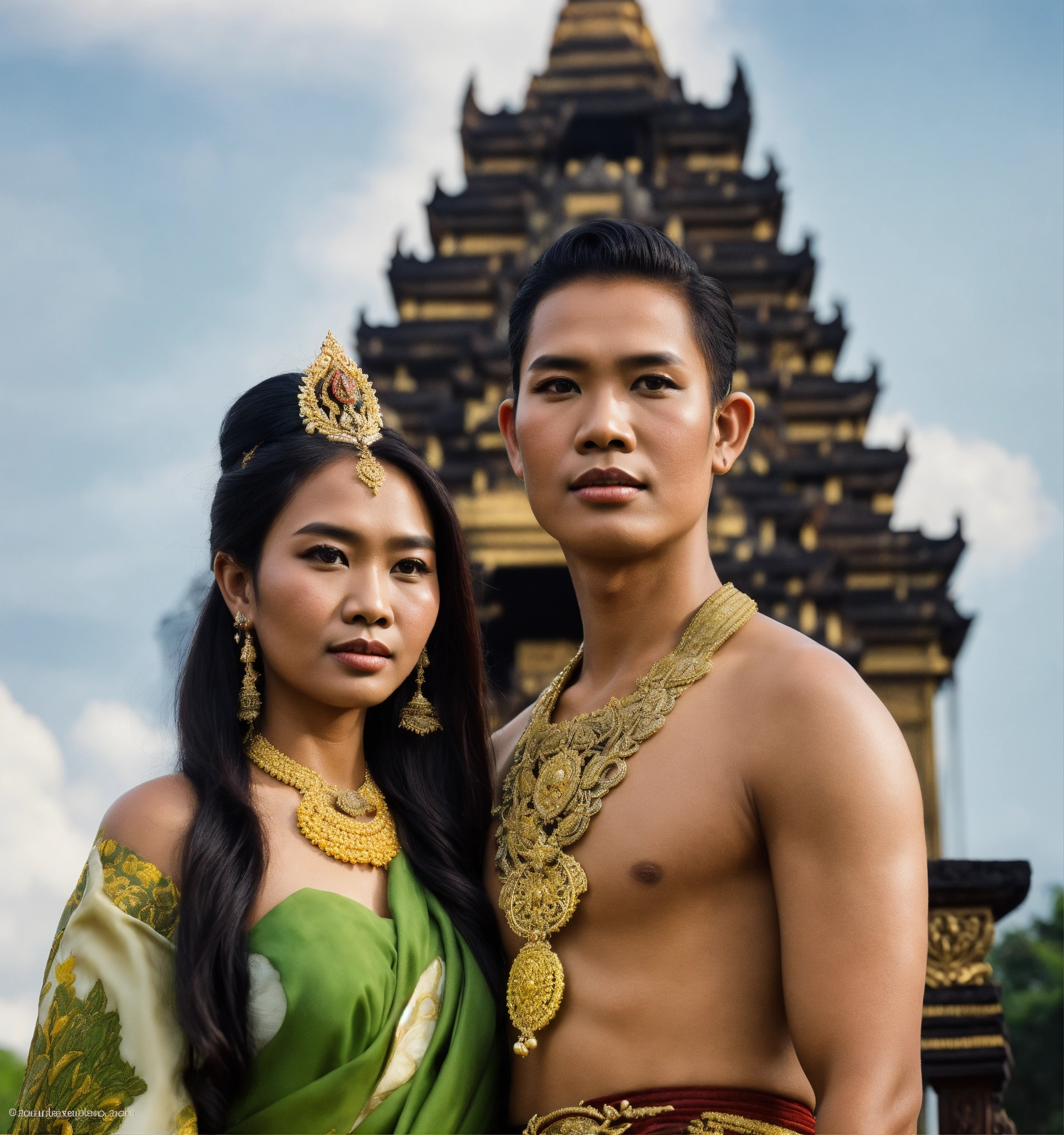 Lexica - Handsome Javanese majapahit king and beautiful majapahit queen