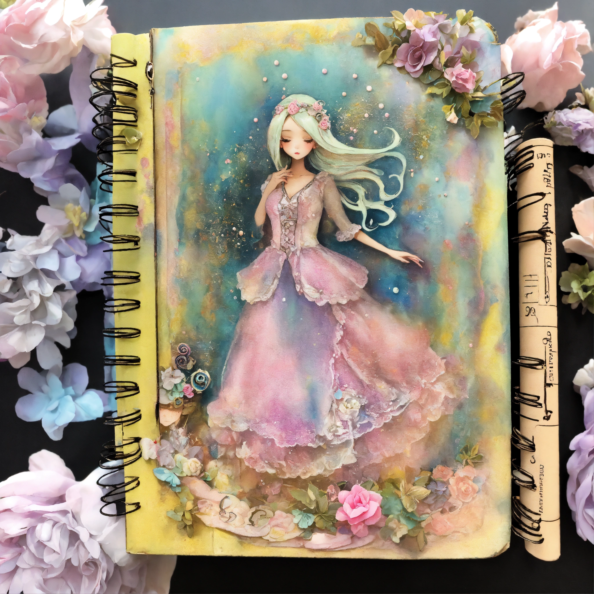 Lexica - Shabby chic dreamy mist pastel junk journals Shabby chic full ...