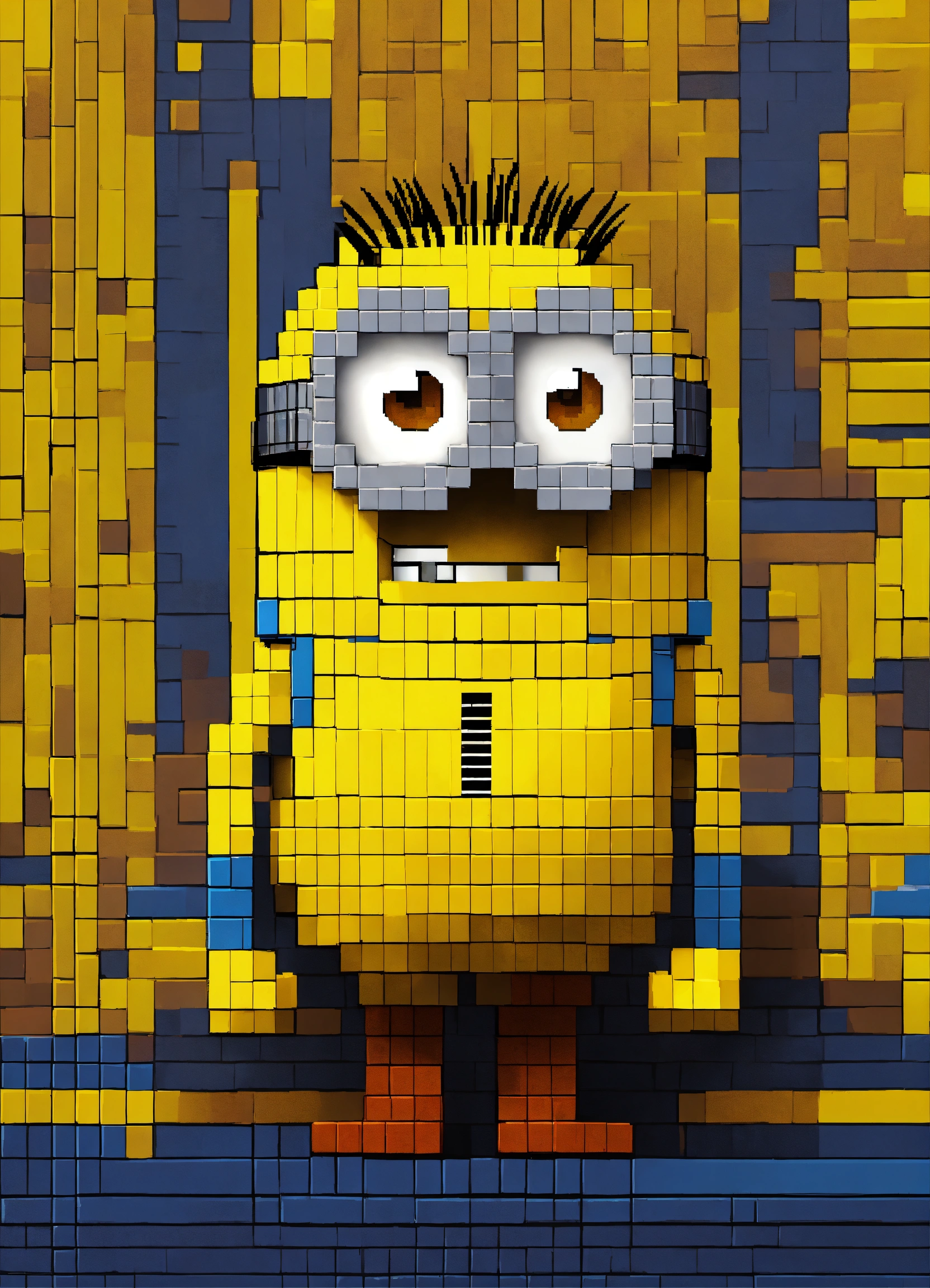Lexica - Make a minion in a NFT pixelated style