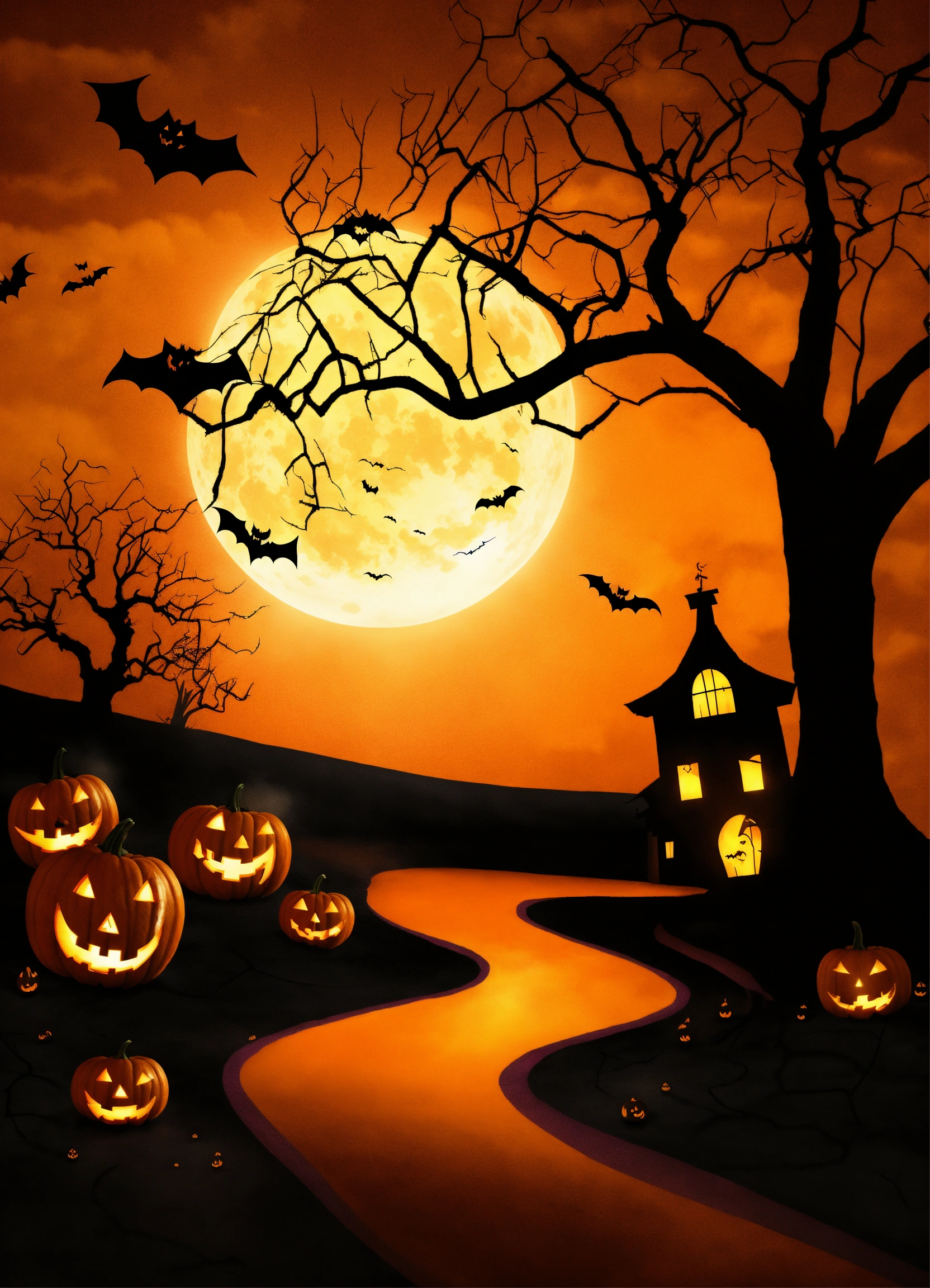 Lexica - Halloween themed background