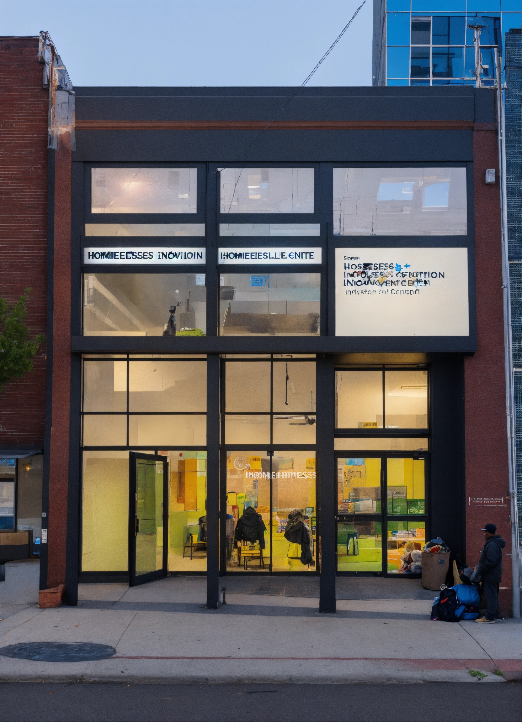 Lexica - Storefront of homelessness innovation center