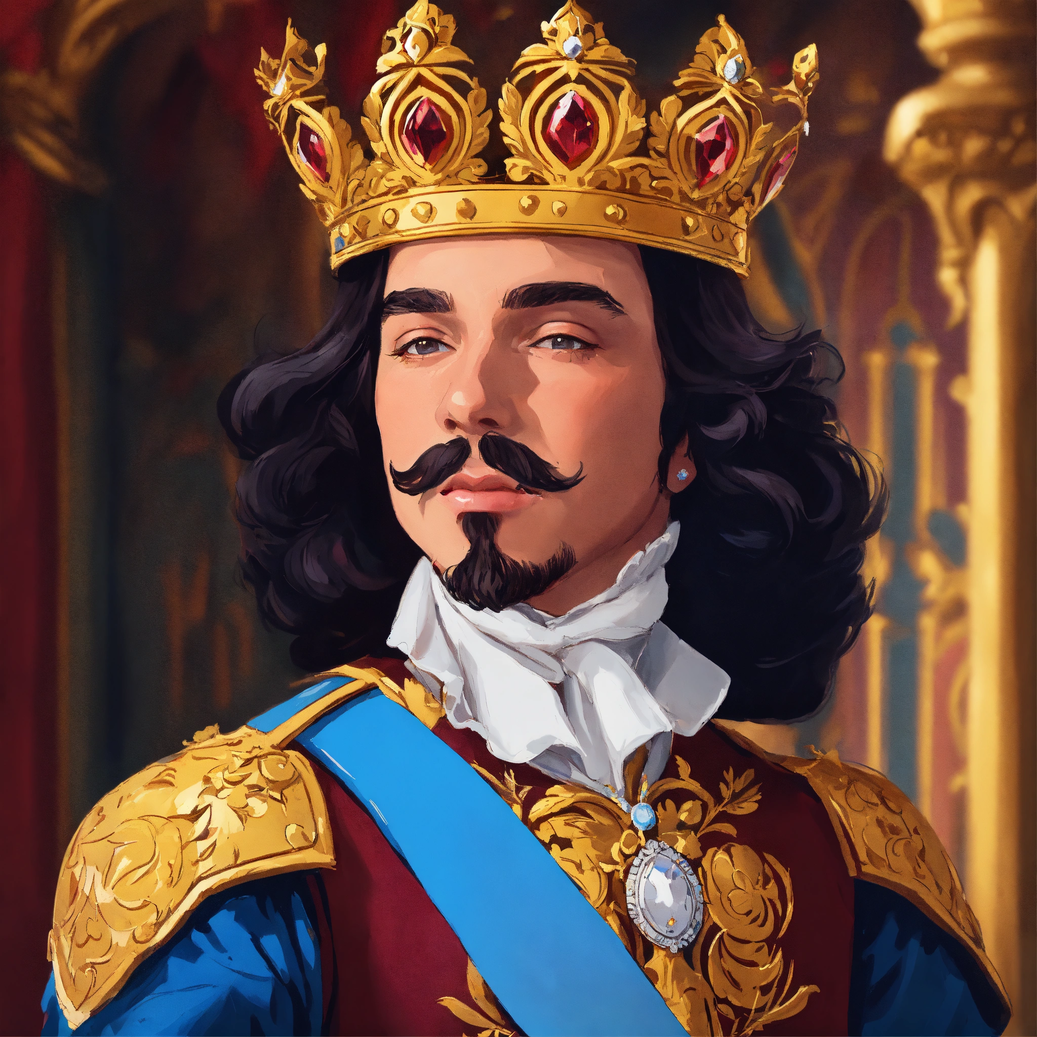 Lexica - Louis XIII with the crown from the movie The Three Musketeers ...