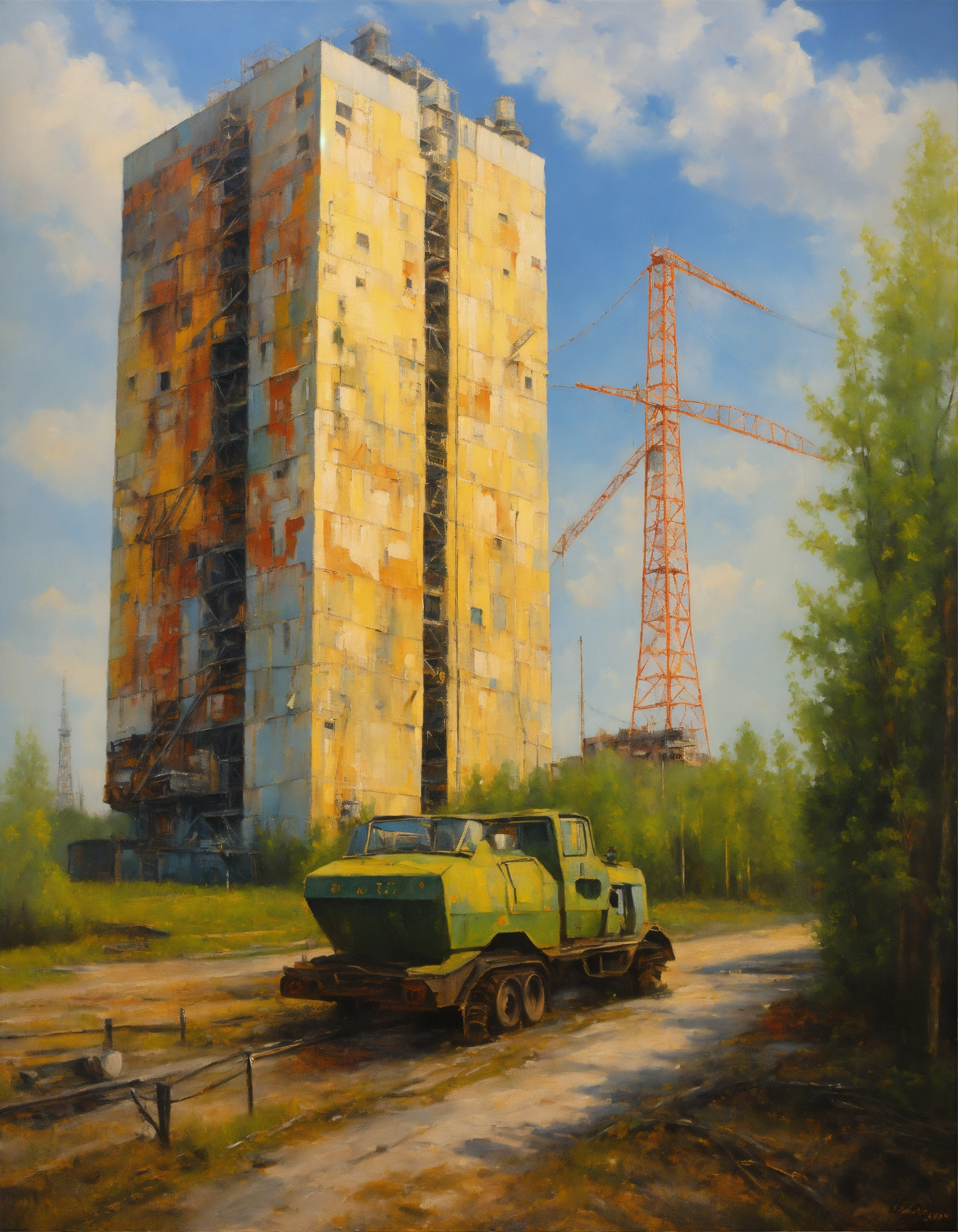 Lexica - Chernobyl nowadays Oil painting