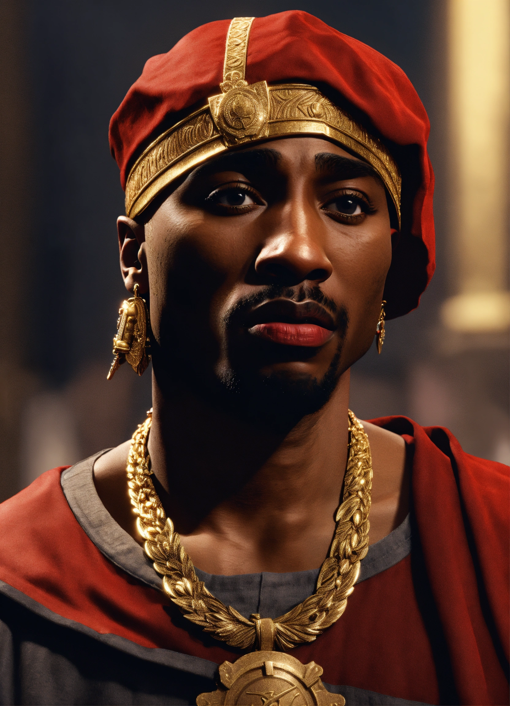 Lexica - Tupac Shakur as Julius Caesar 8k unreal engine render ...
