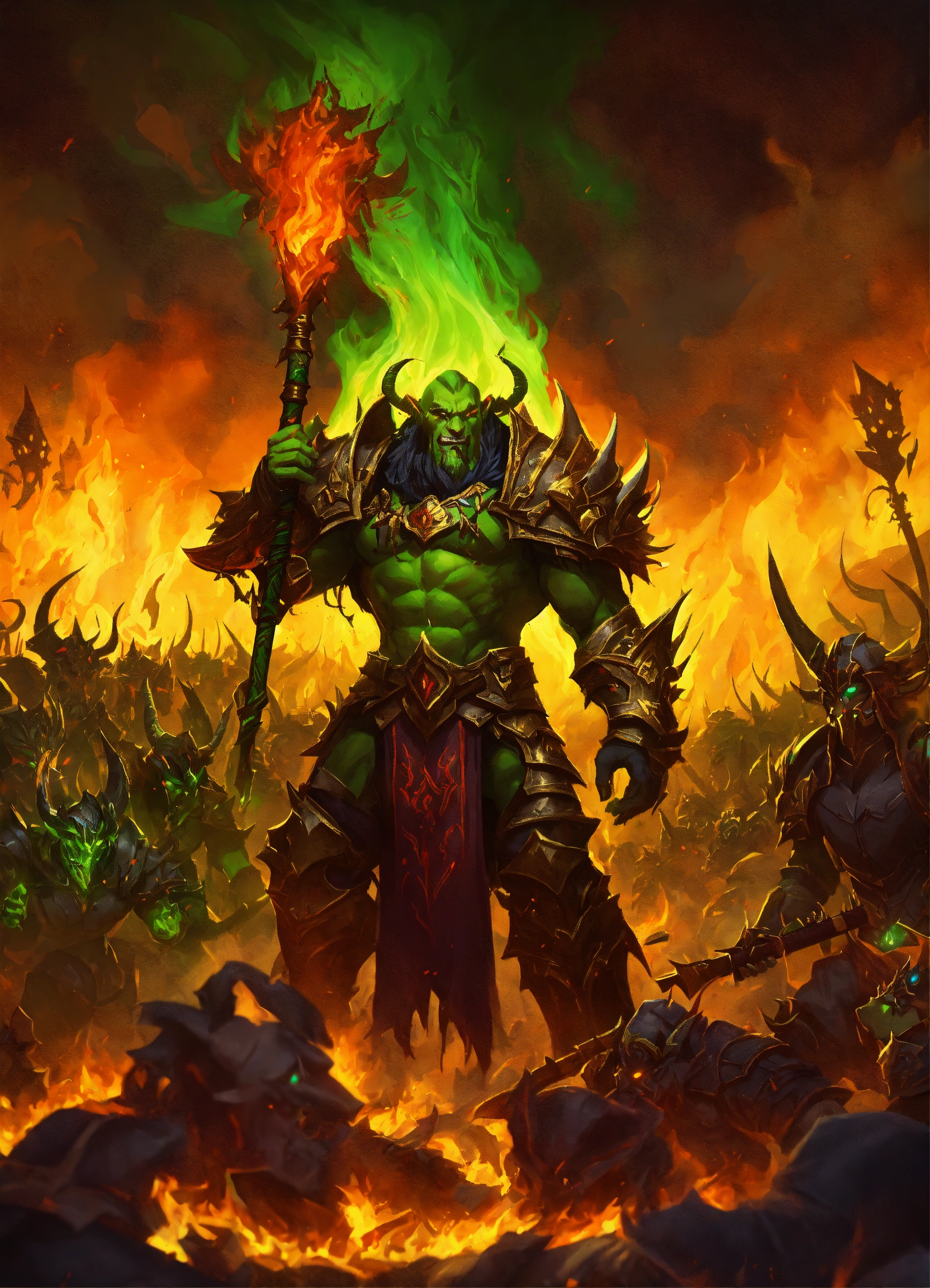 Lexica - An army of the demonic Burning Legion invading Azeroth, World ...