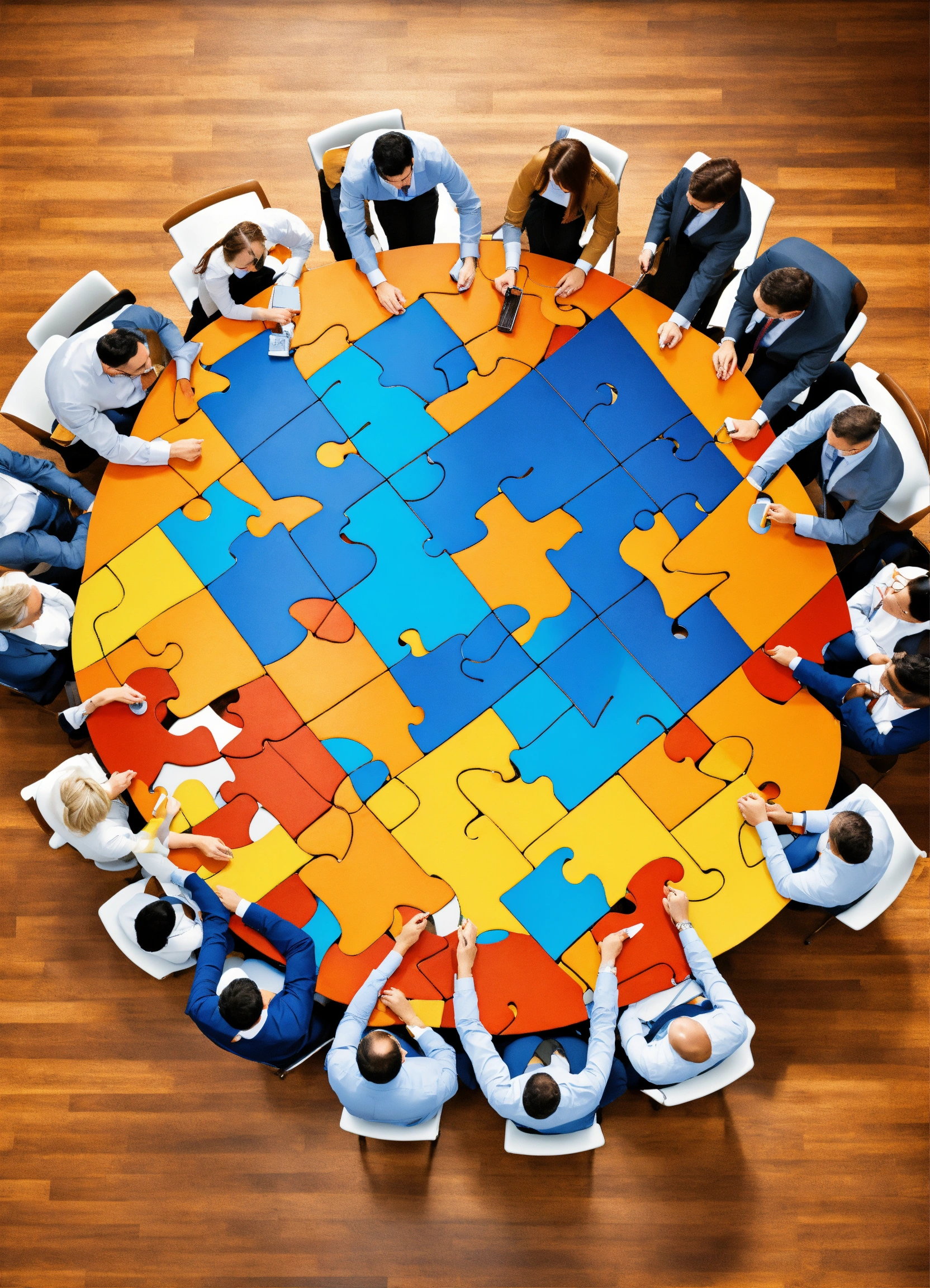 Lexica - "Portray Captain Planner at the center of a large circular ...