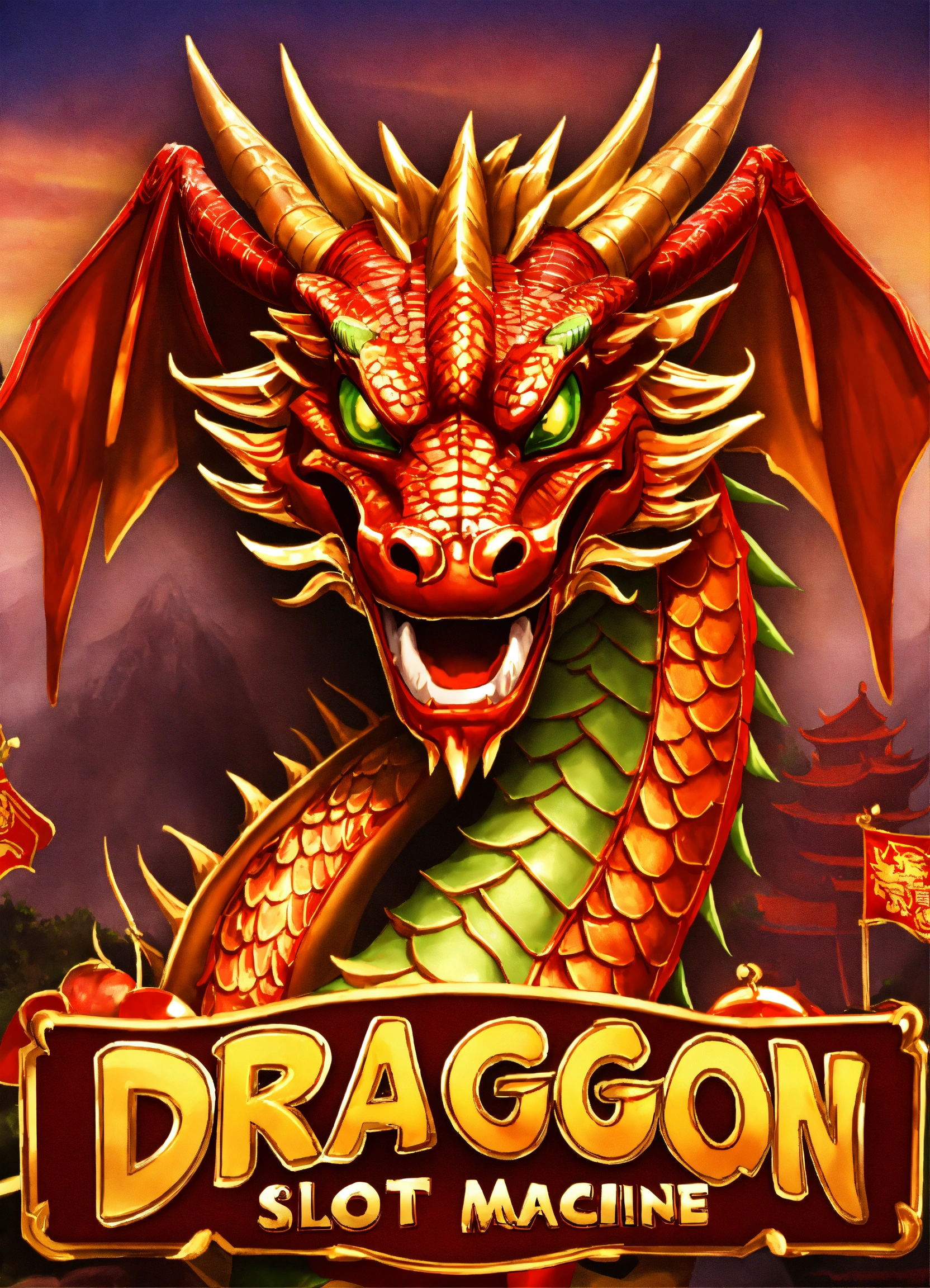 Lexica - Dragon (chinese) slot machine game icon