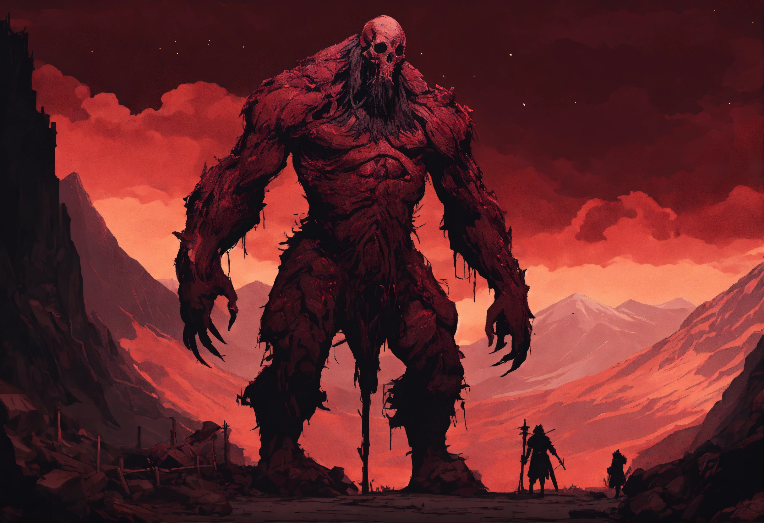 Lexica - A massive humanoid giant made out of animal corpses, flesh and ...