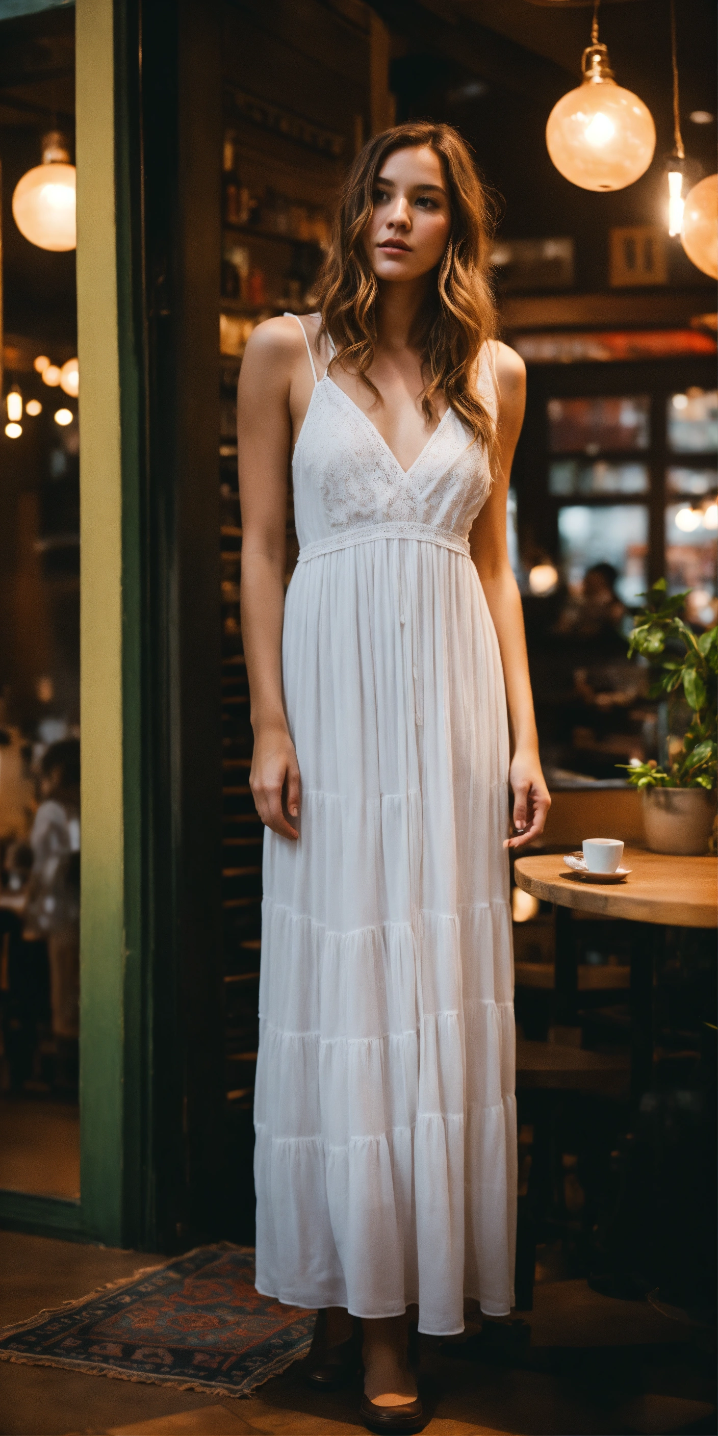 Lexica - A hyper-realistic film-grained photo of a super cute Bohemian ...