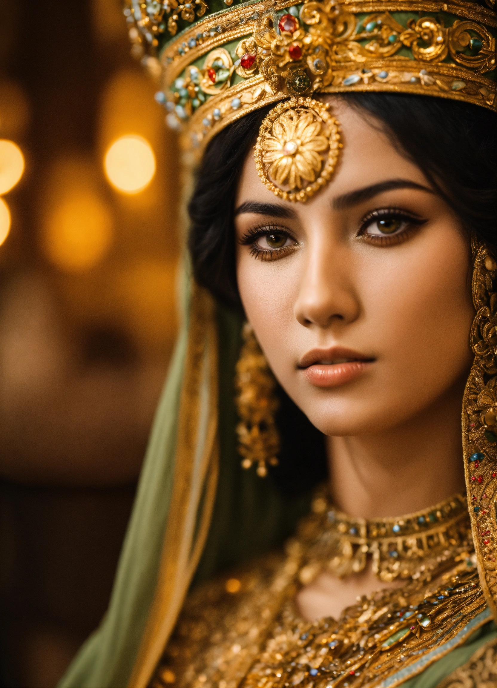 Lexica - A beautiful Byzantine Queen with olive skin