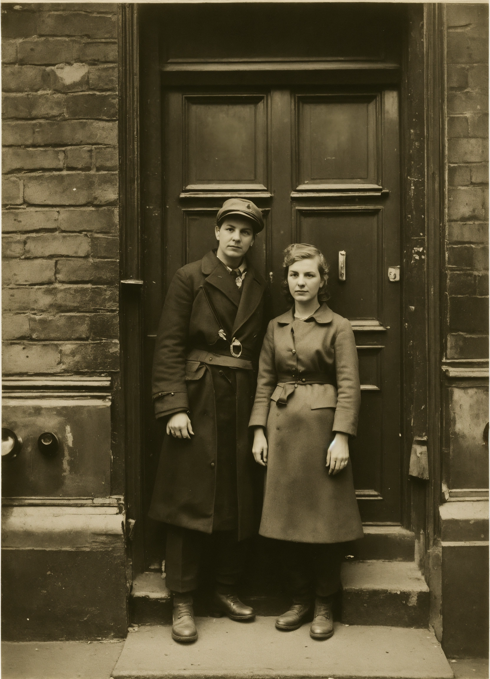 Lexica - Location portrait, people from glasgow, door background ...