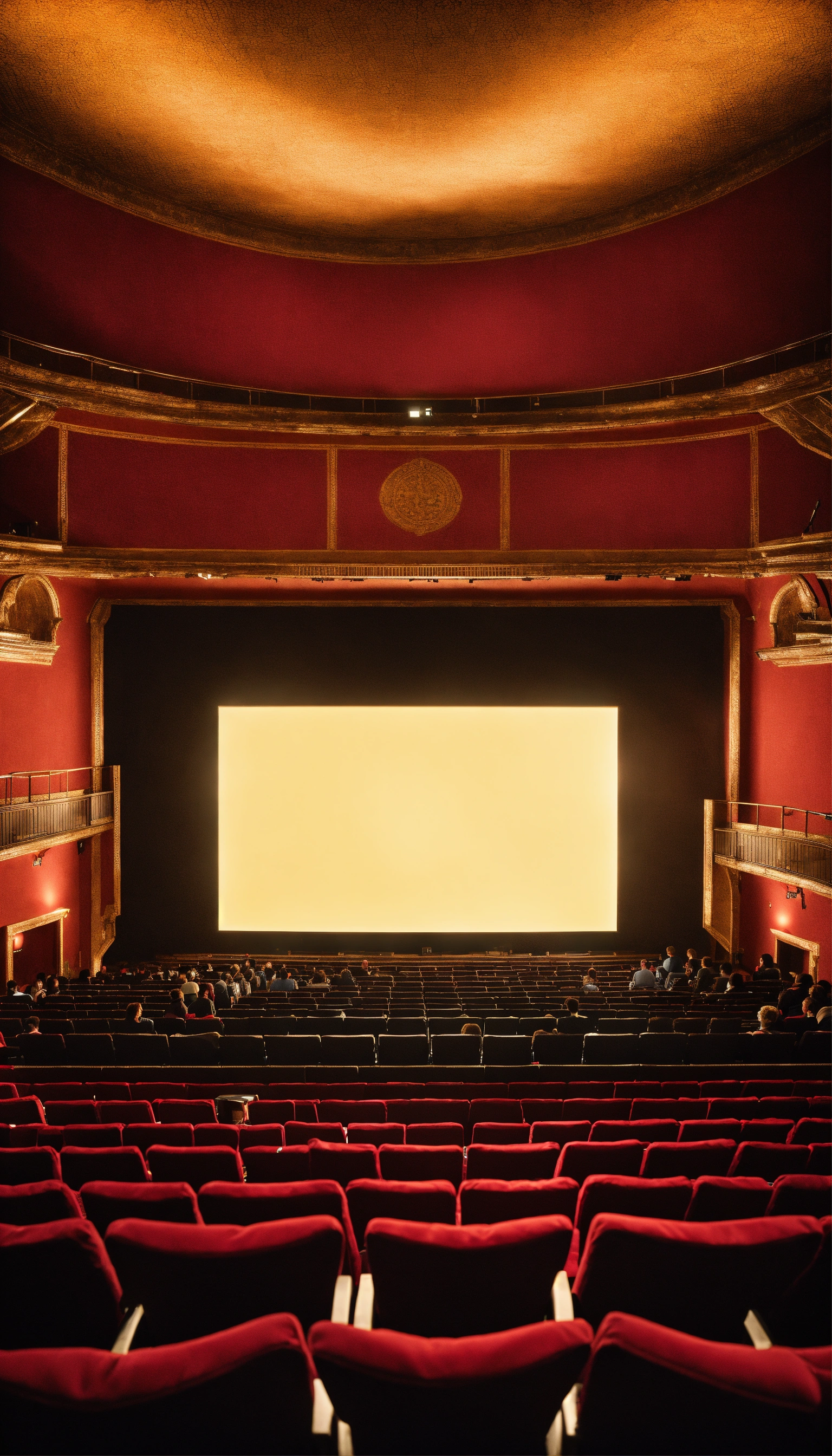 Lexica - A movie is being played in a cinema with a high-definition ...