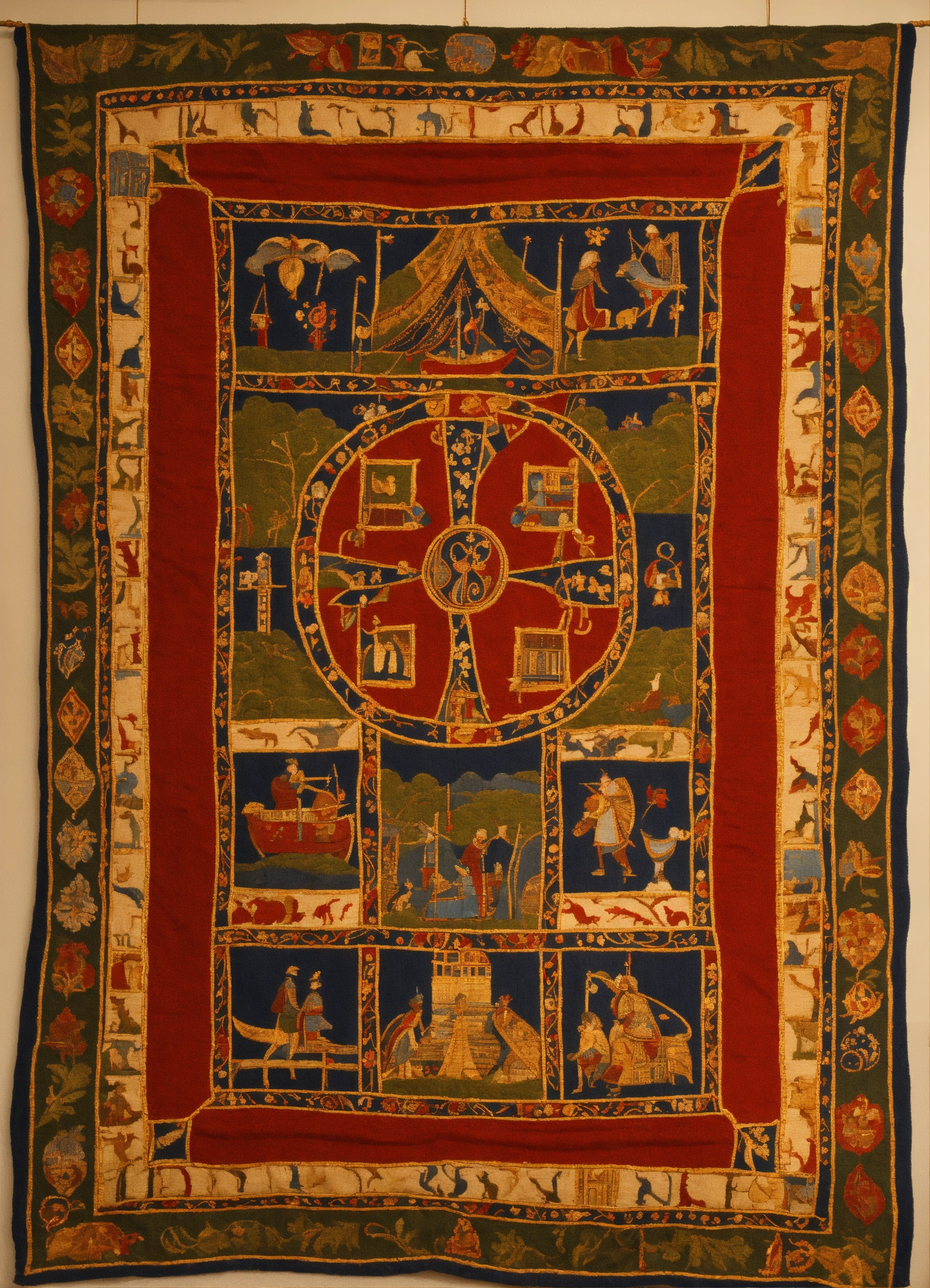 Lexica - Anglo saxon wall hanging