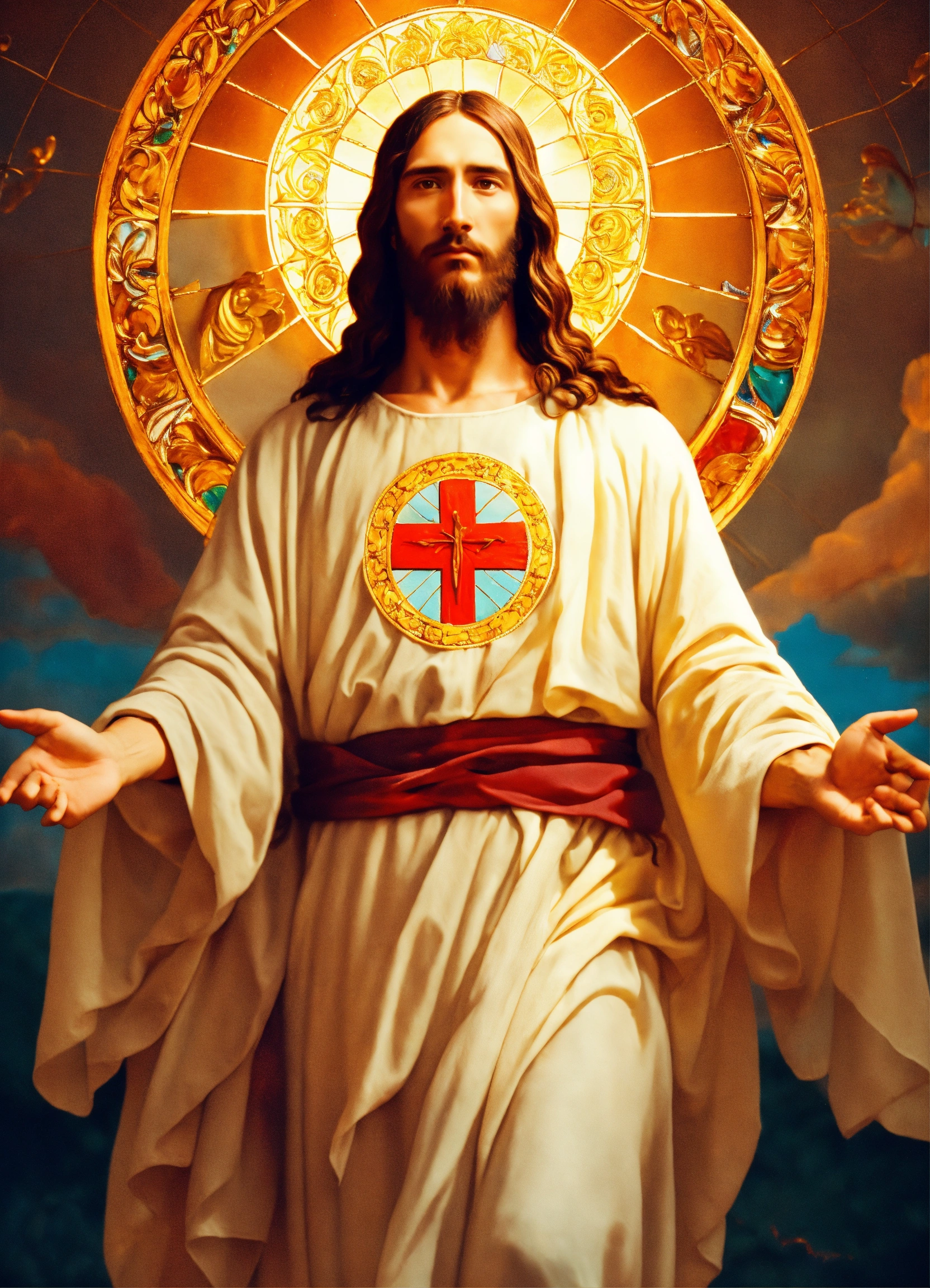 Lexica - Jesus christ in a cool pose